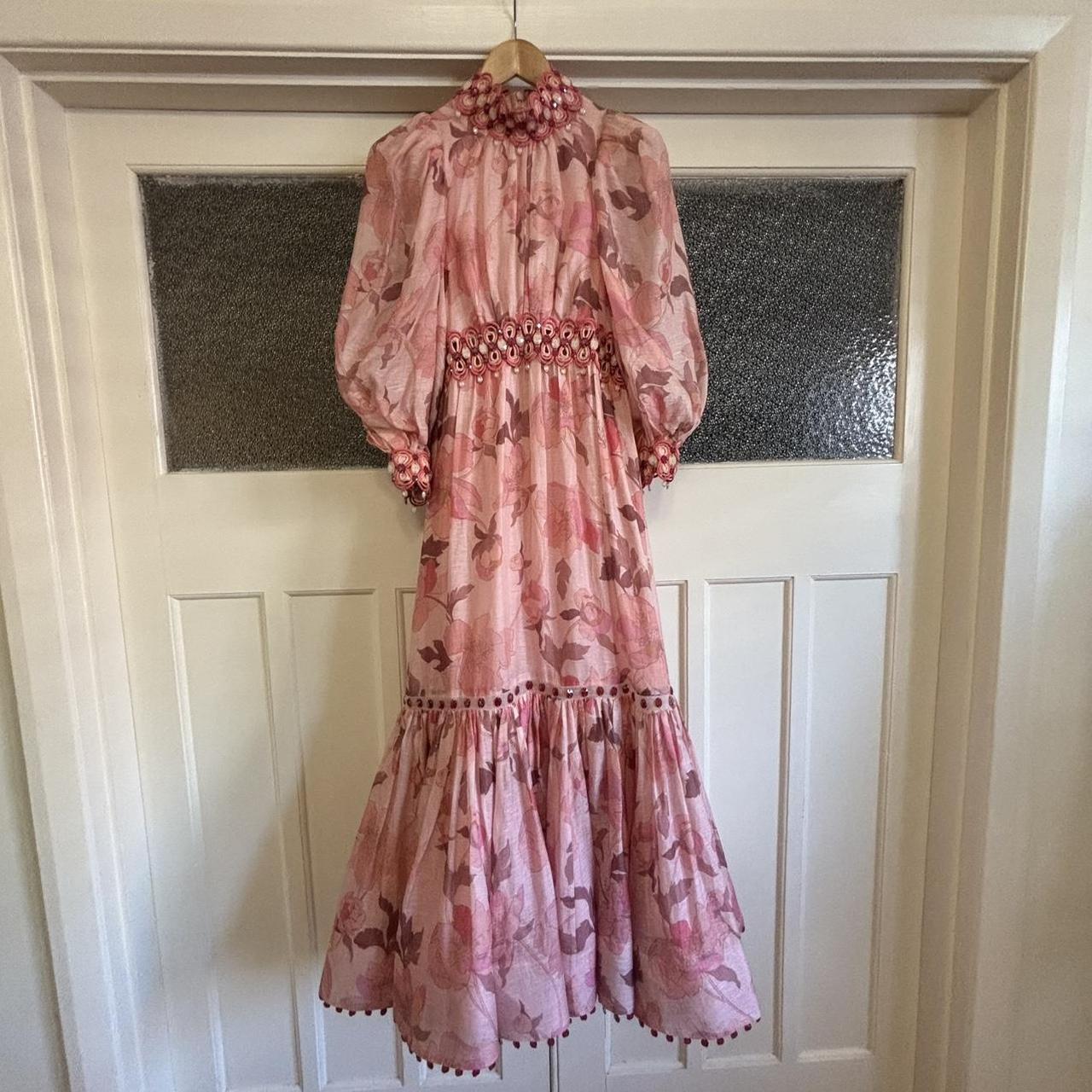 Zimmermann Concert Rouleau Trim Gown in size... | Depop