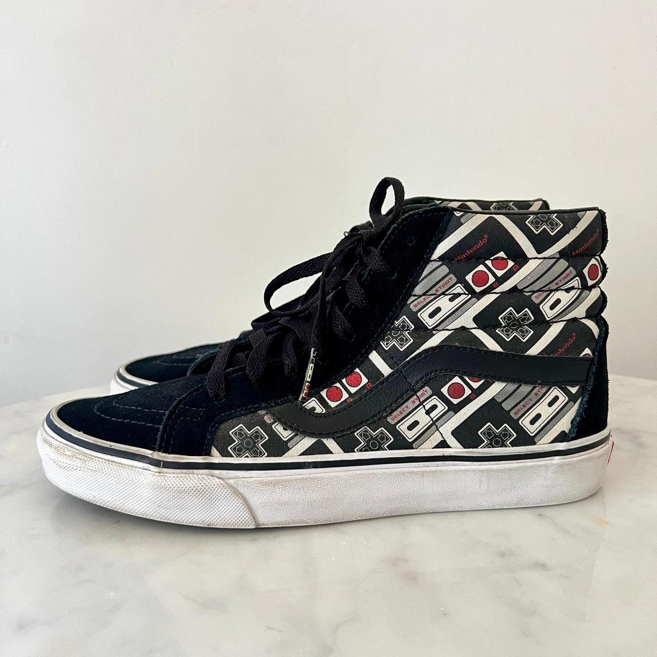 Vans Nintendo Controller Game Over sk8-hi high tops... | Depop