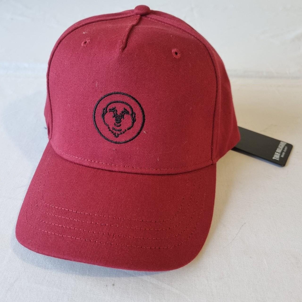 True Religion Cap Circle Buddha Face Baseball... - Depop