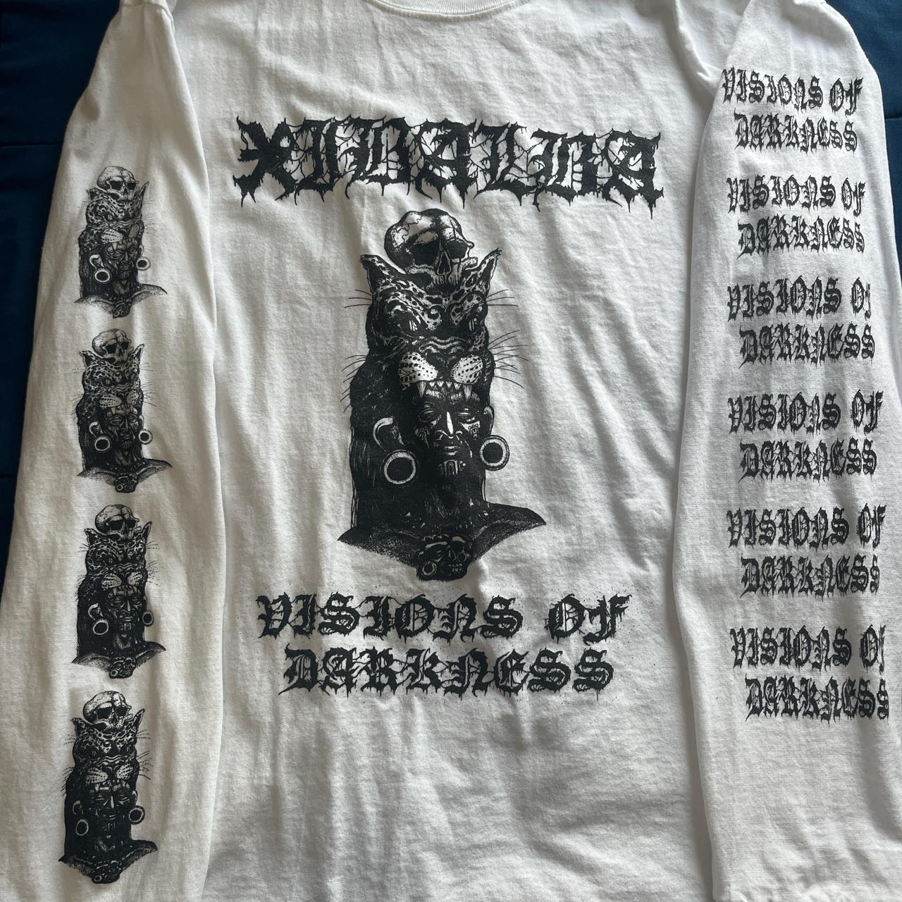 Xibalba “Visions of Darkness” three-sided white... - Depop