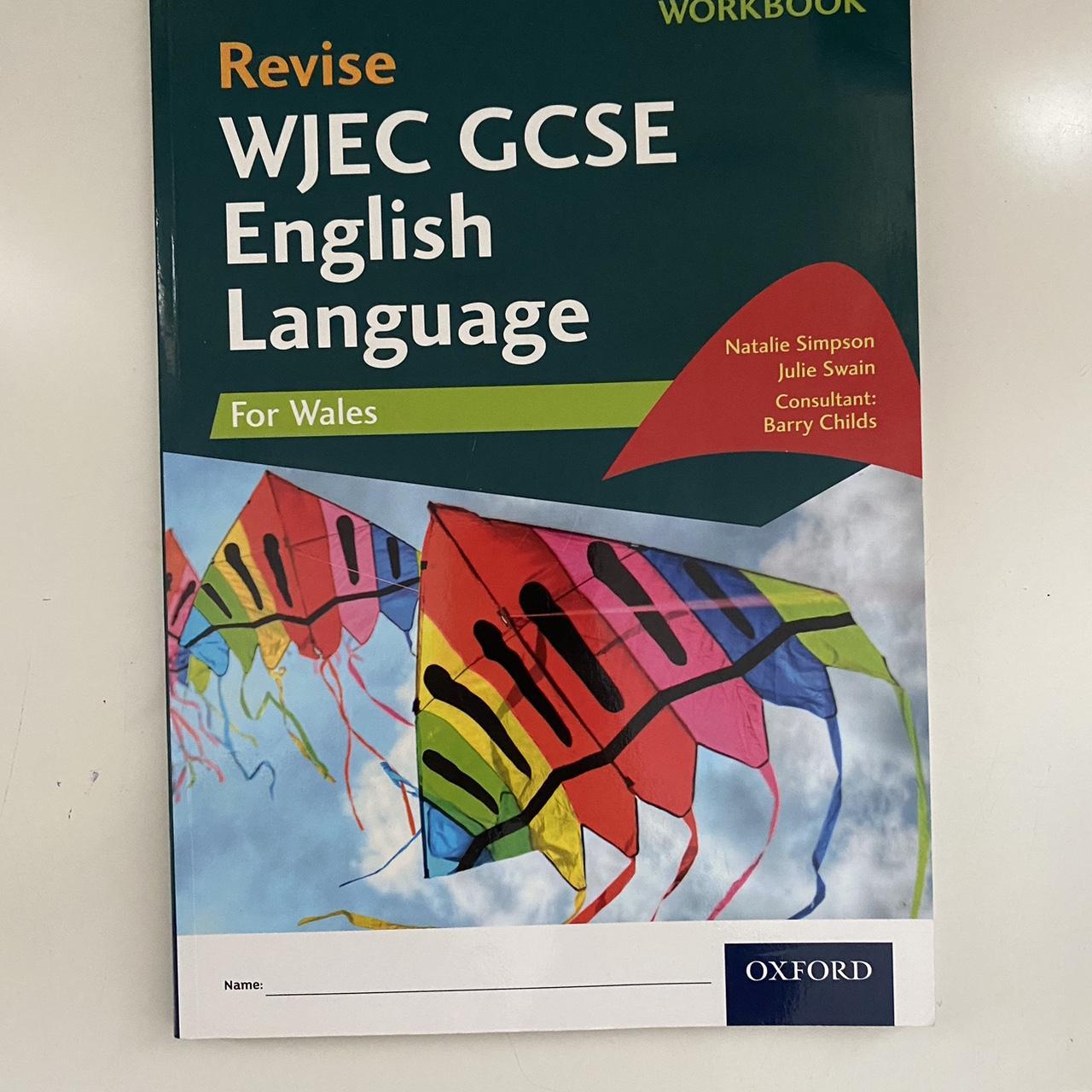 WJEC GCSE english language revision book very... | Depop