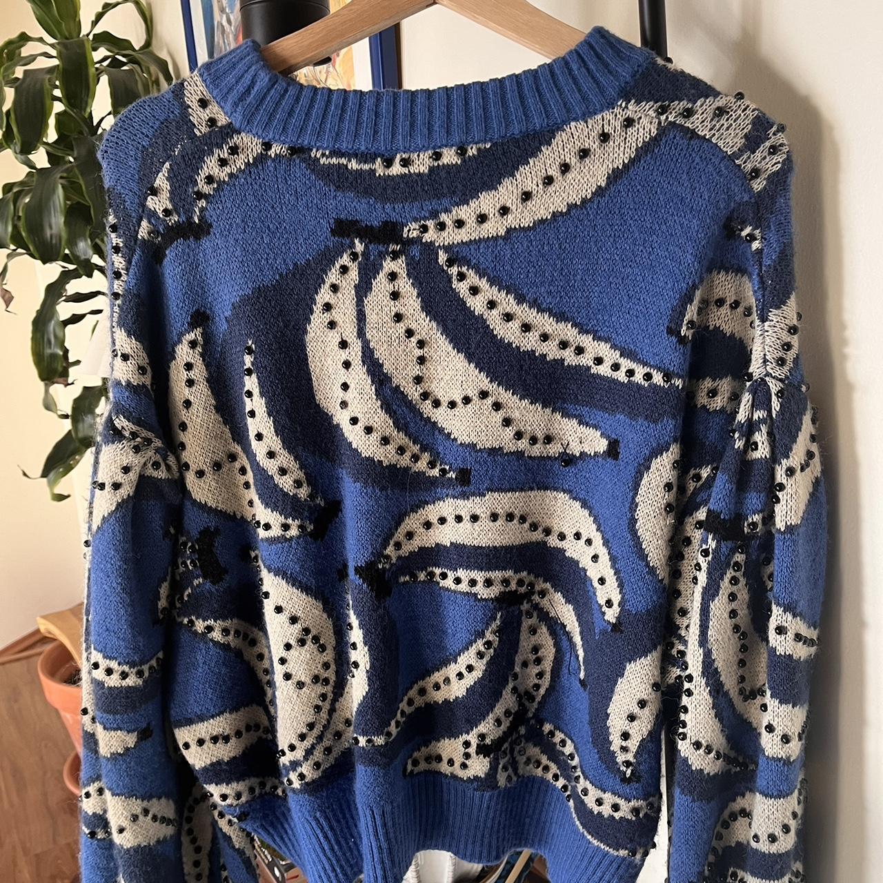 Farm rio beaded banana sweater Super cute, warm and... - Depop