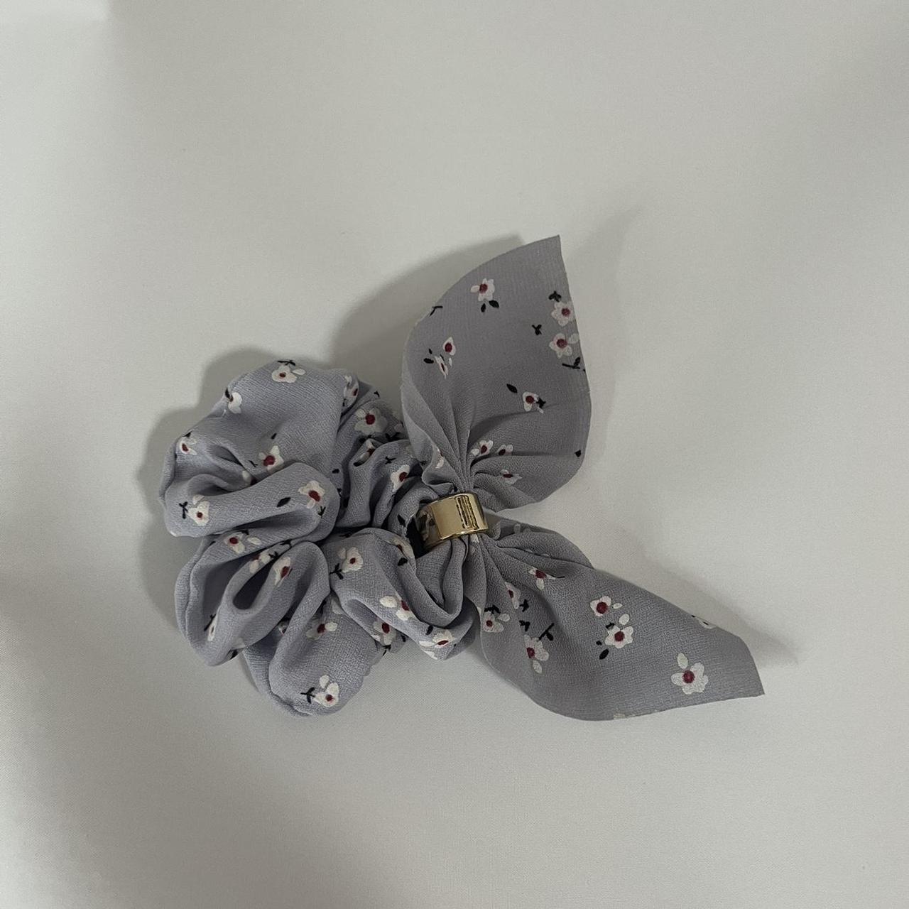 adorable little periwinkle scrunchie!! #preppy... - Depop