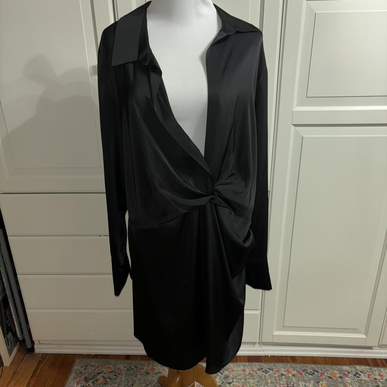 Primark cares satin like dress size 16 retail $22... | Depop