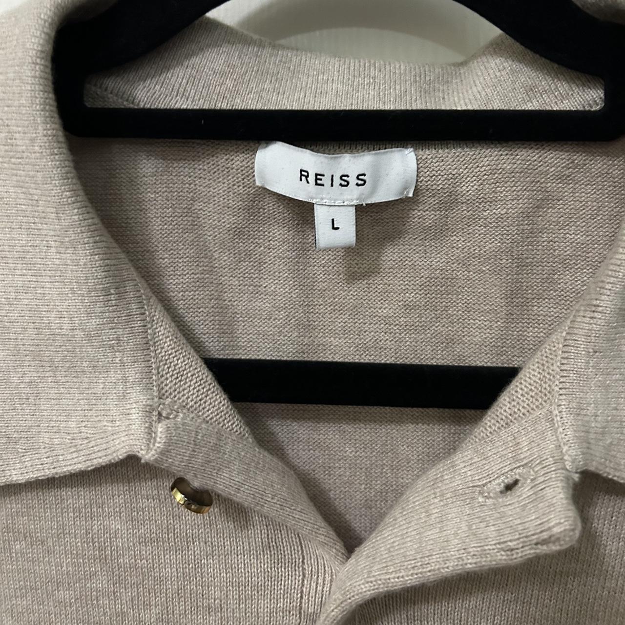 Reiss Men's Tan Polo-shirts | Depop