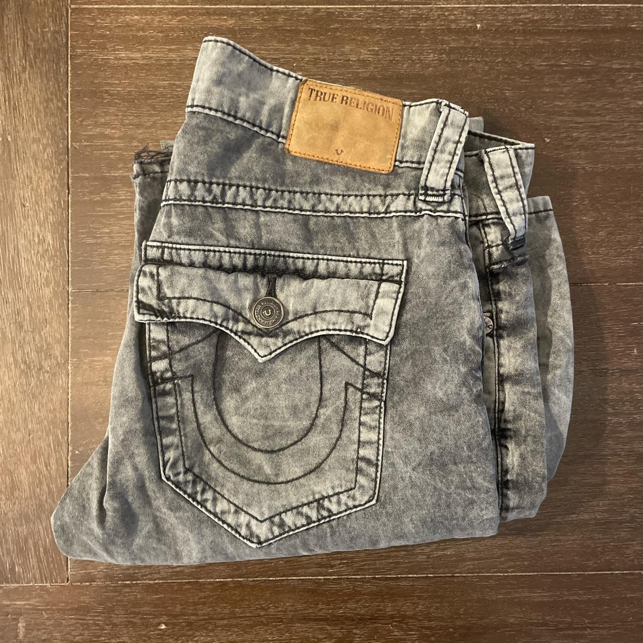 True religion pants grey size 32 Has defects as... - Depop