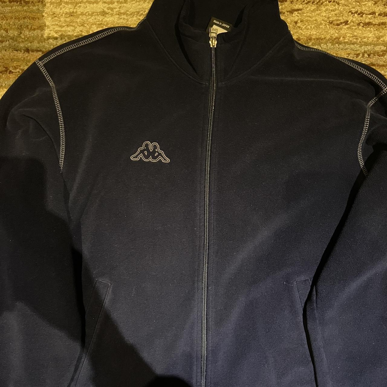 Vintage Kappa Zip Up -made in japan -rare -thermal... - Depop