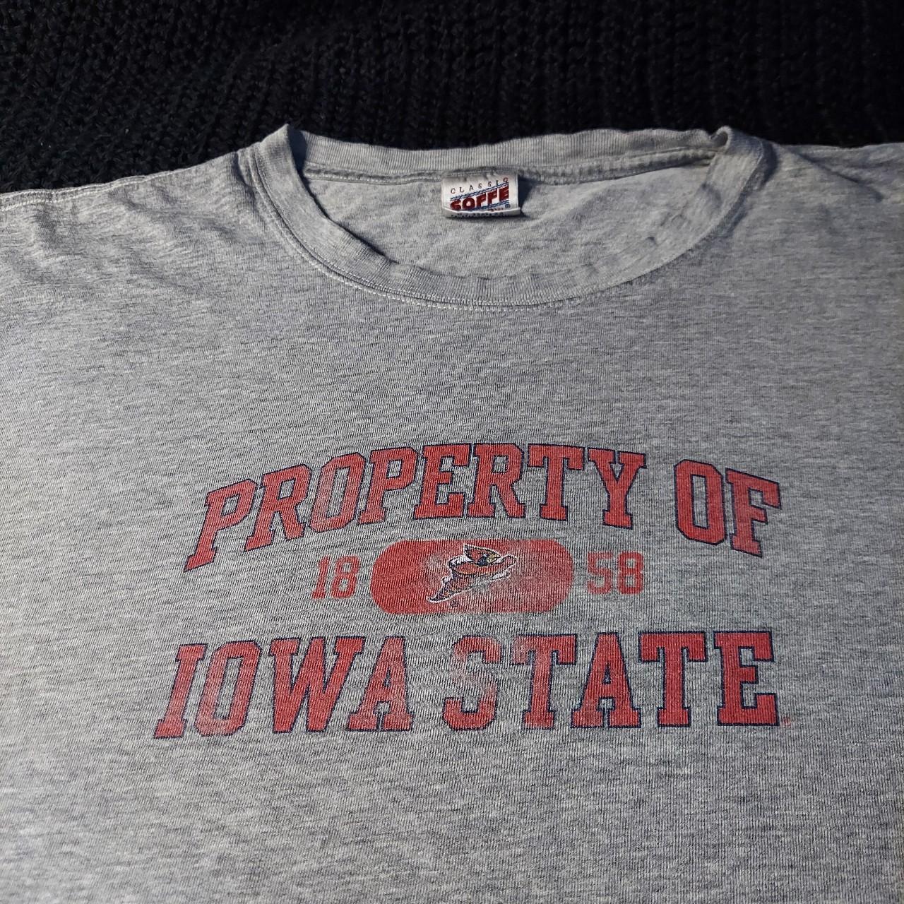 Vintage Iowa State University Cyclones Faded College... - Depop