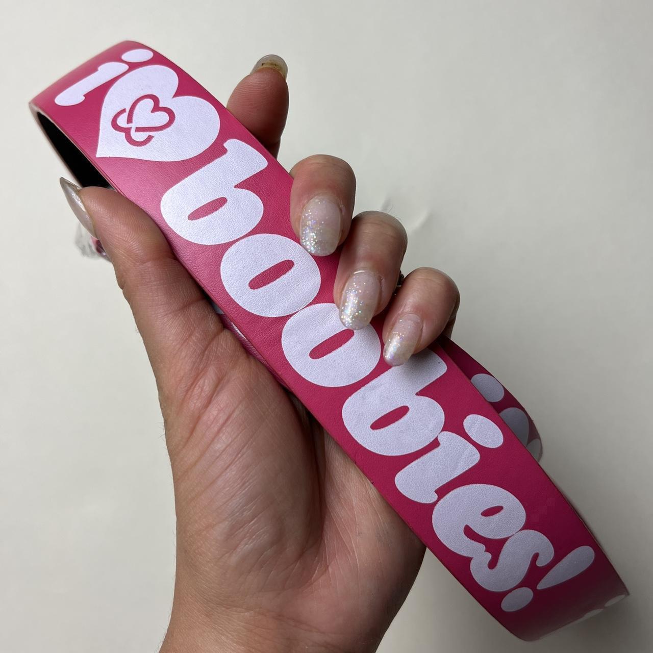 2008 Cute EDC Mall Goth #Deadstock I Love #Boobies... - Depop