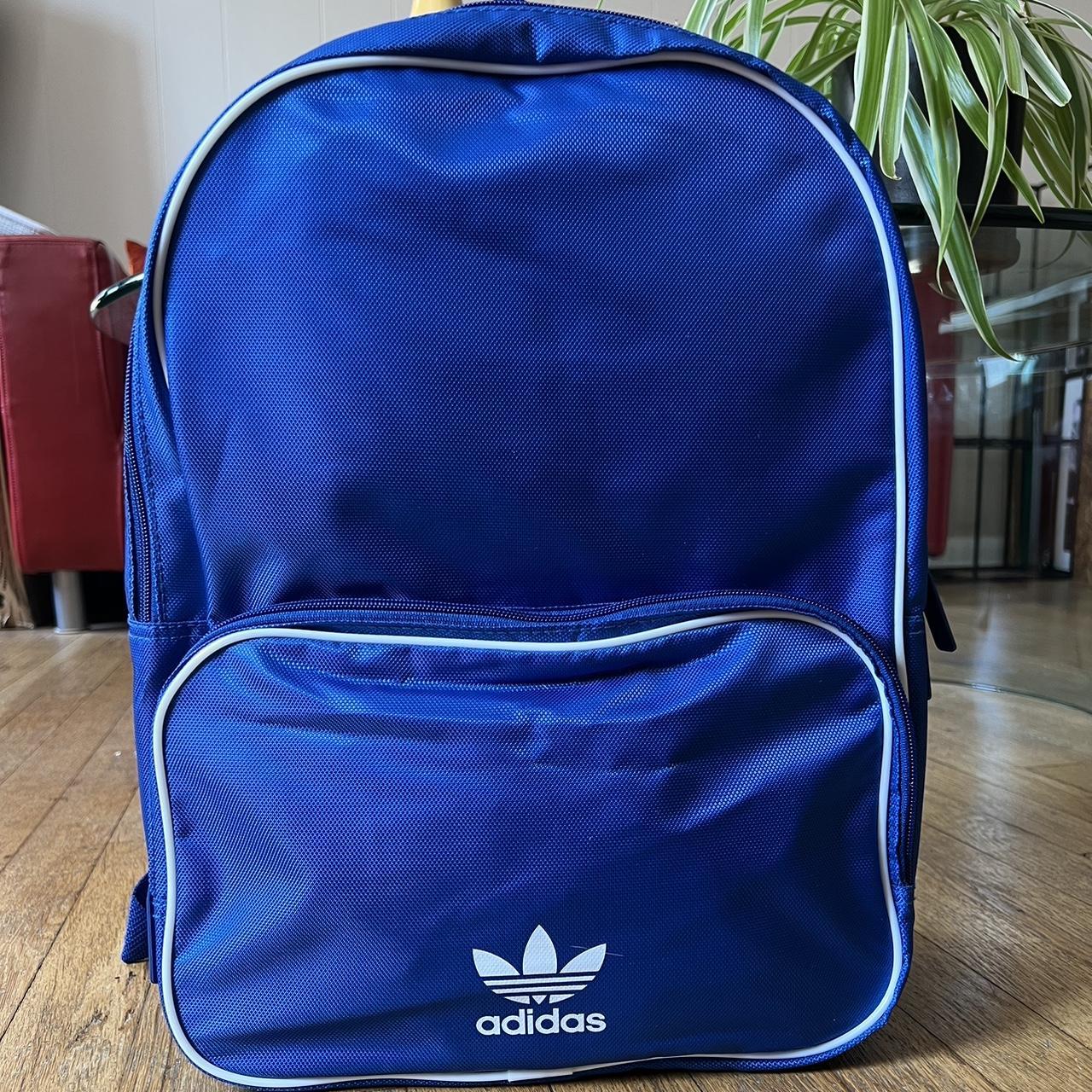 Adidas Royal Blue Backpack - Depop