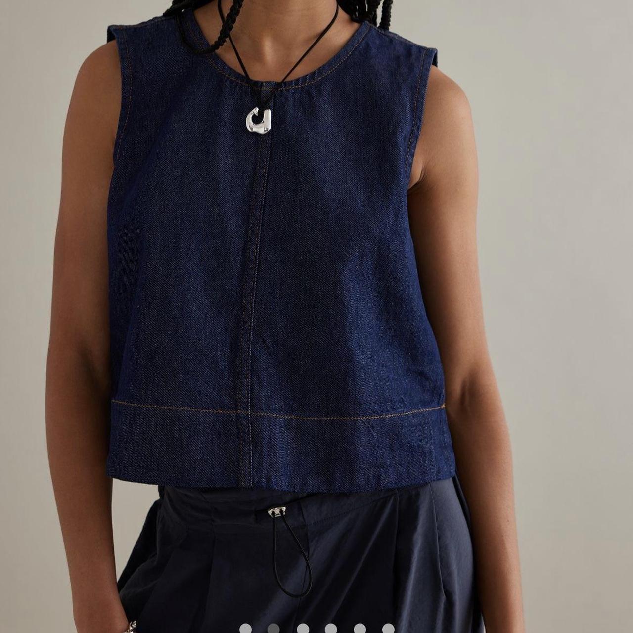 Brand new with tags pilcro Anthropologie denim shell... - Depop