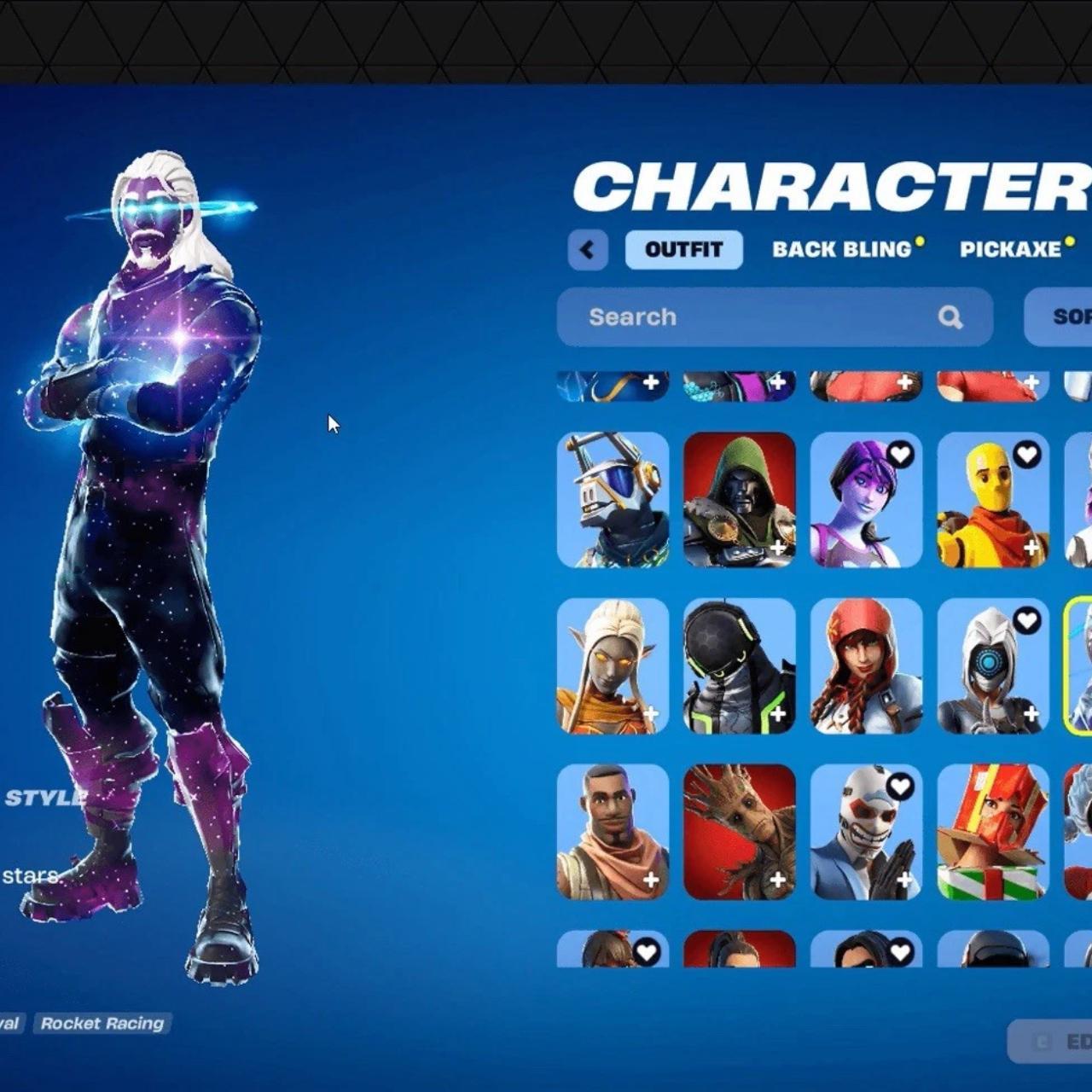 Og Fn Account Galaxy Skin Leviathan Pickaxe And Rare... | Depop