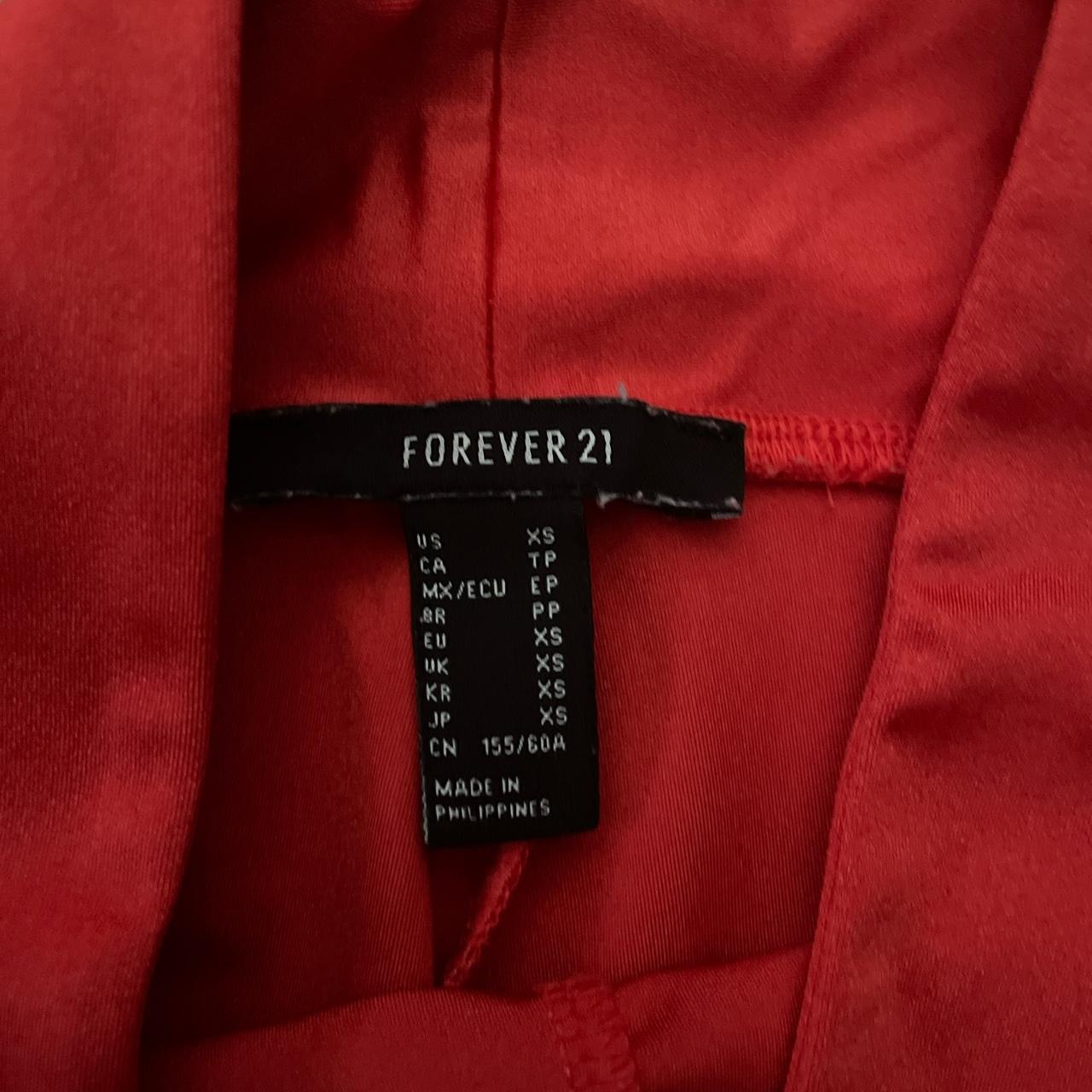 Forever 21 Red Spandex Bike Shorts size:... - Depop