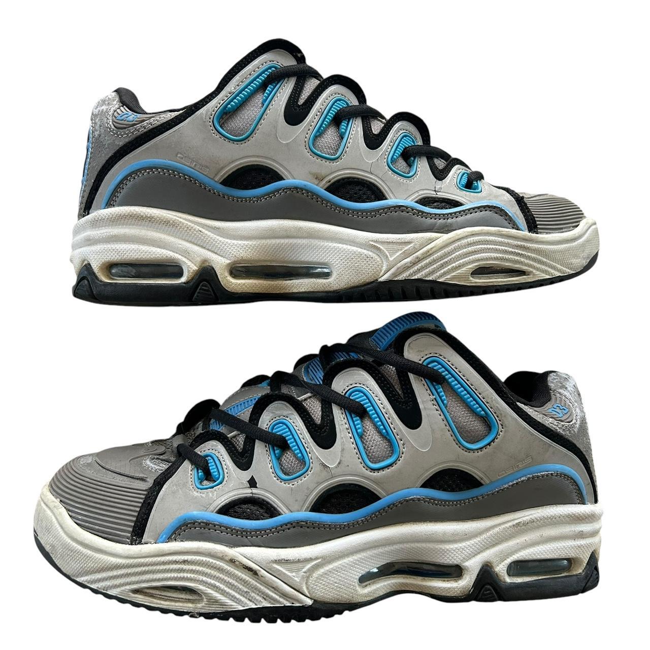 y2k osiris d3 2001 chunky skate shoes good pre... - Depop