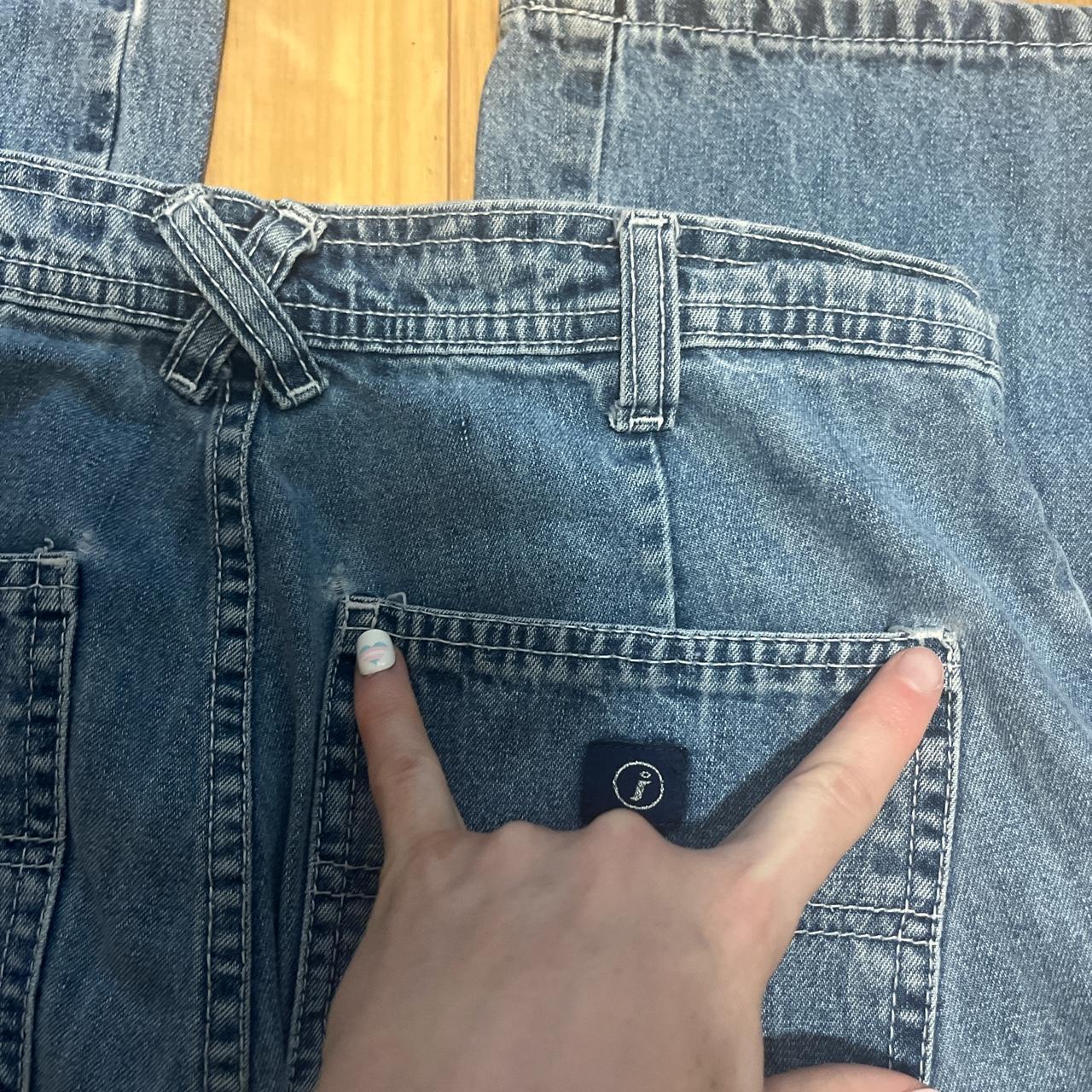 Vintage 90s - early 2000s Y2K Jordache jeans. Zipper... - Depop