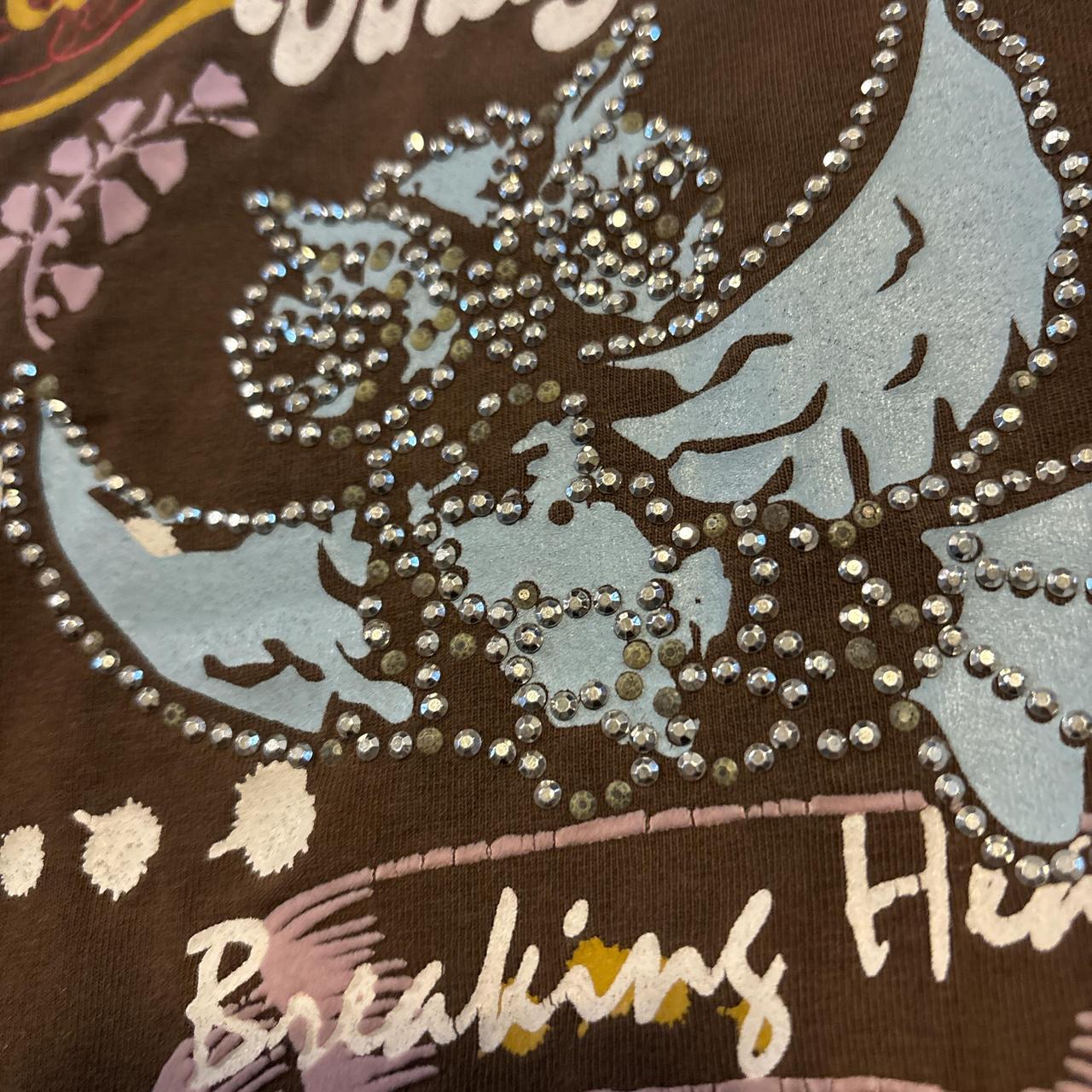 Vintage early 2000s Y2K Candies ringer fitted baby... | Depop