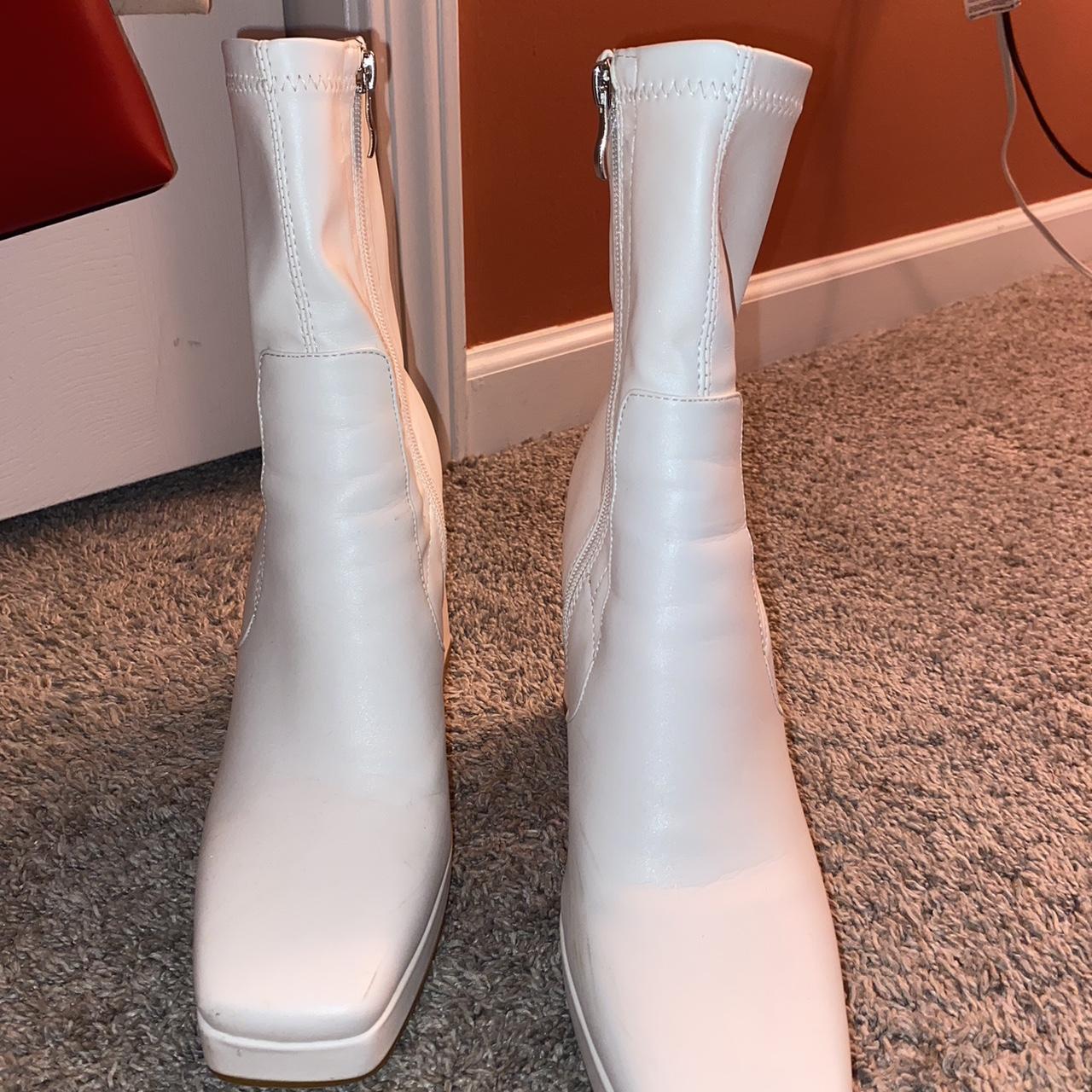 white princess polly boots, worn for a niall horan... - Depop