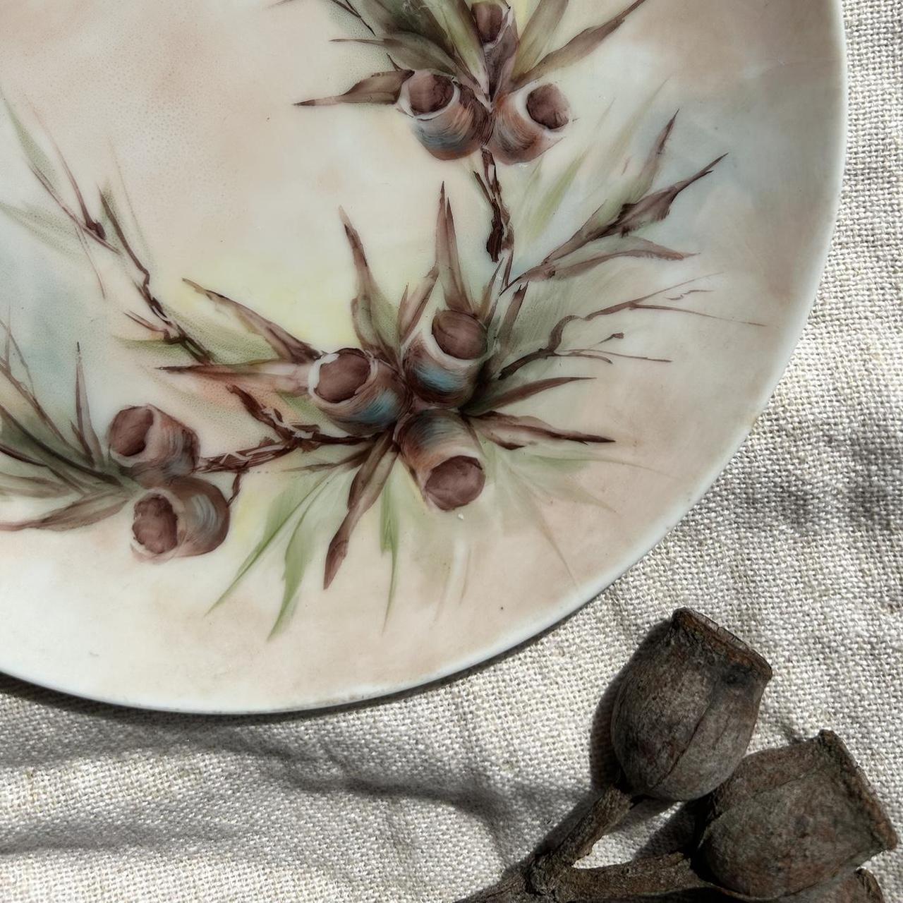 VINTAGE and hand painted. Sweet gum nut painting on... - Depop