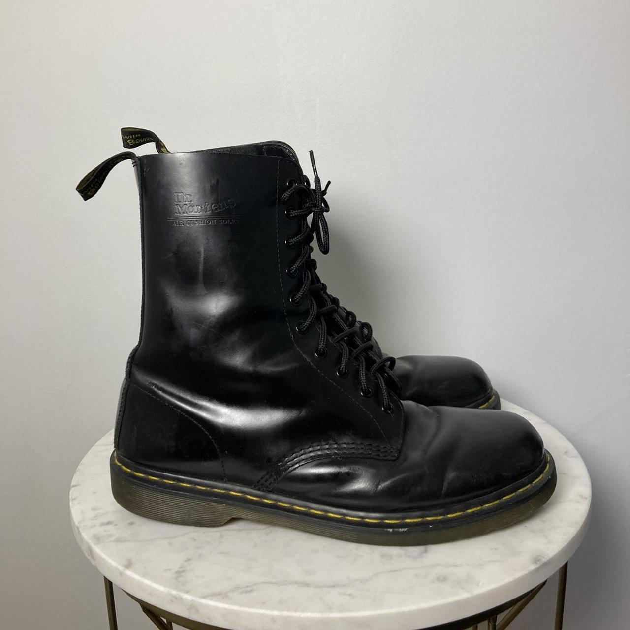men’s vintage doc combat boots!🖤🖤🖤 shipping from... - Depop
