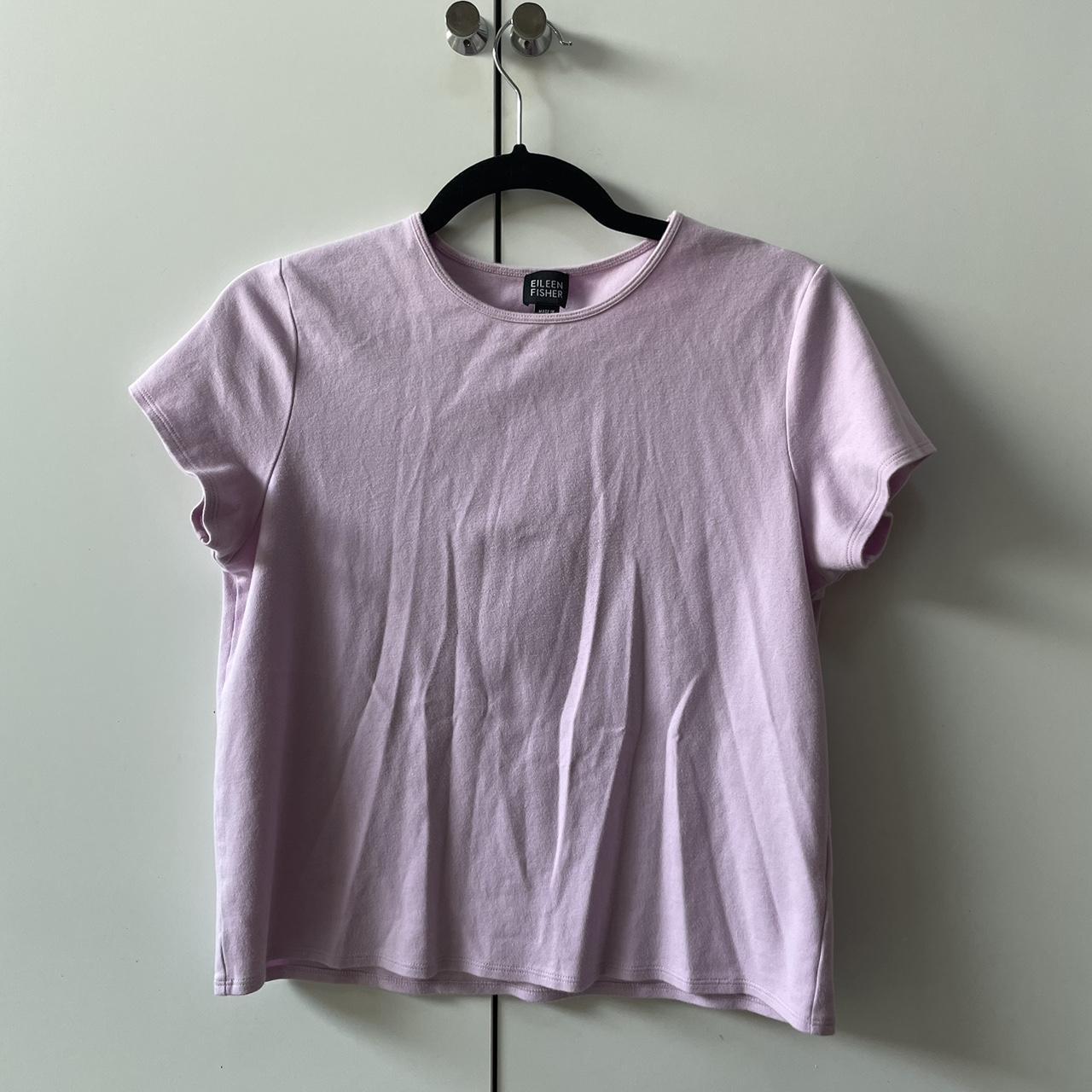 Baby pink T-shirt Boxy baby tee type fit. Very soft. - Depop