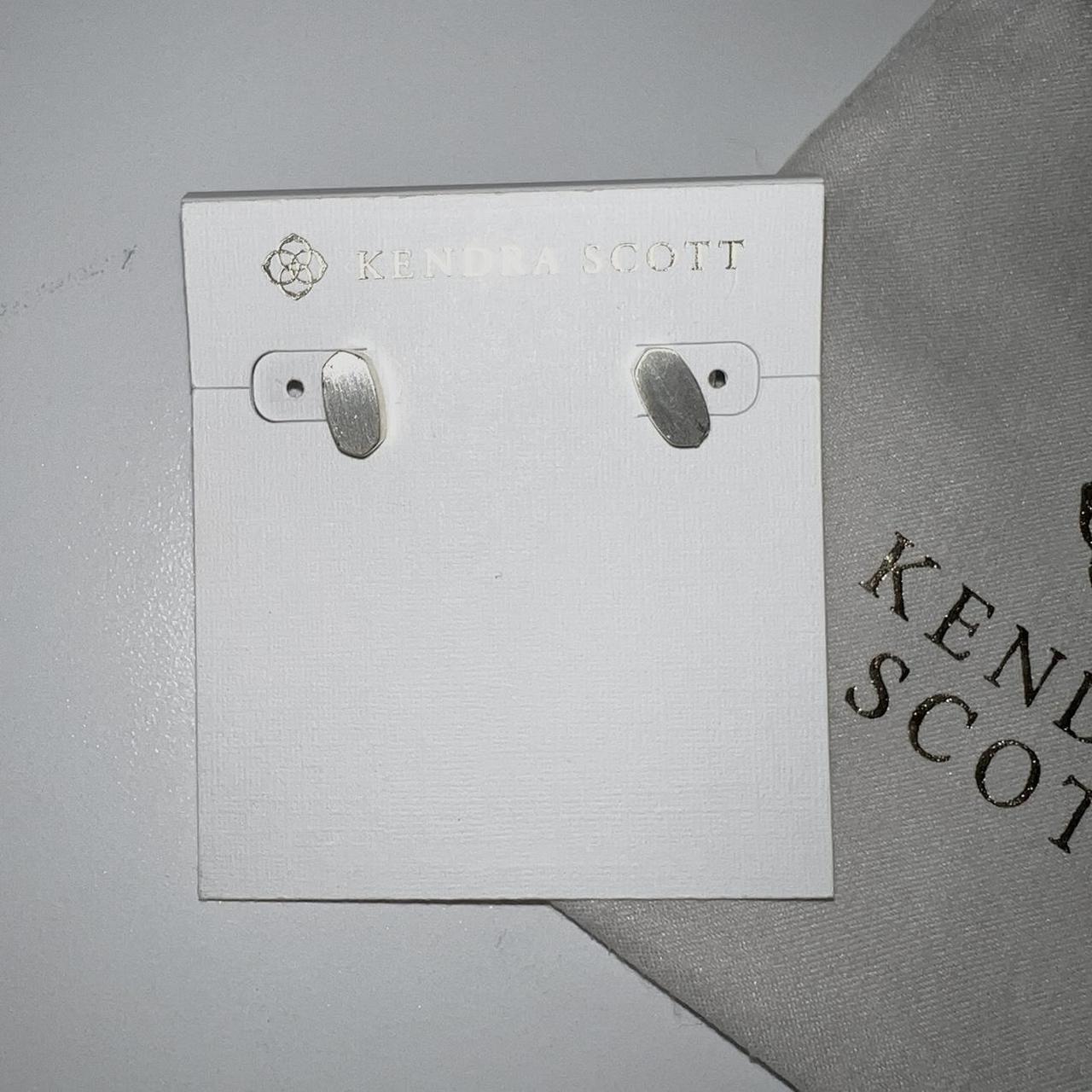 silver kendra scott studs :¨ ·.· ¨: `· .... - Depop