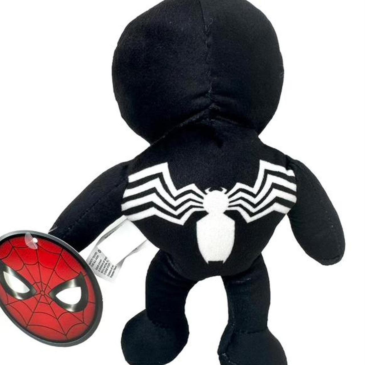 Black spiderman plush store