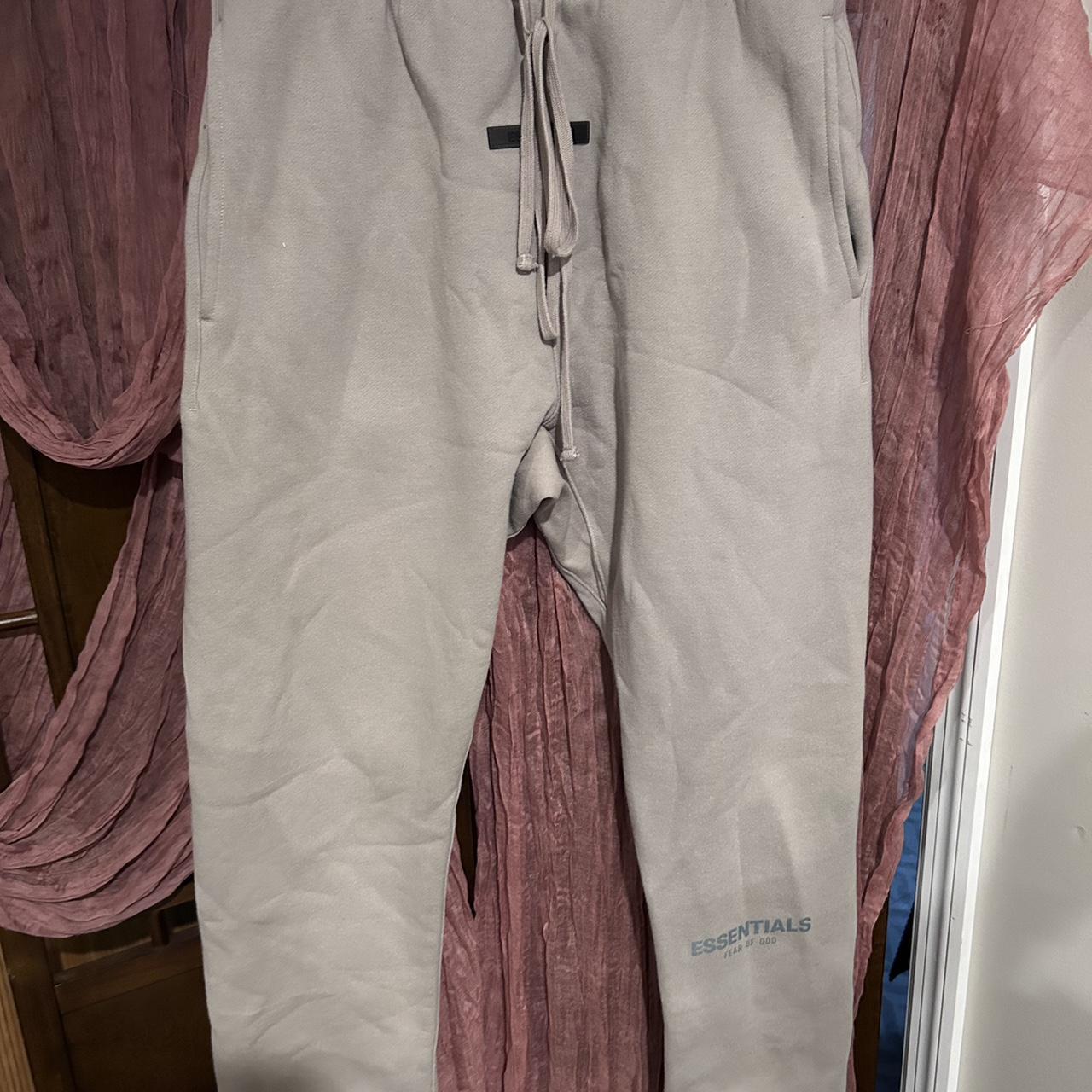 Tan Fear of God Essentials sweatpants - Depop