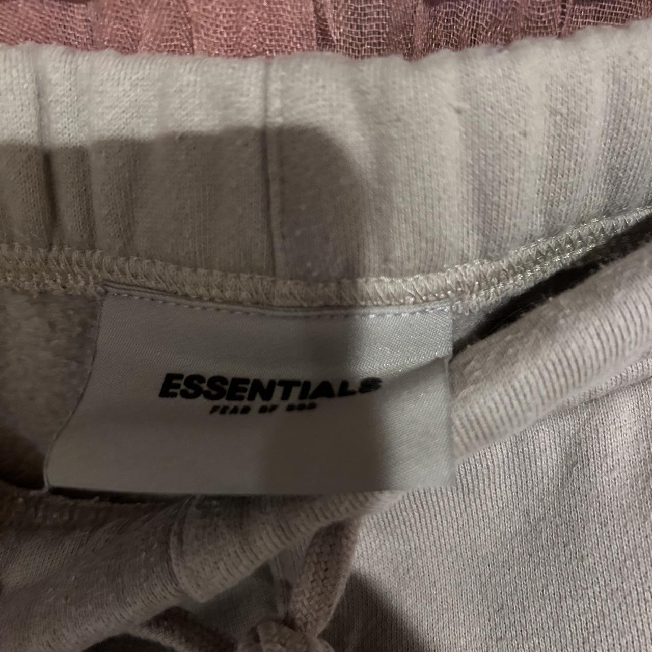 Tan Fear of God Essentials sweatpants - Depop