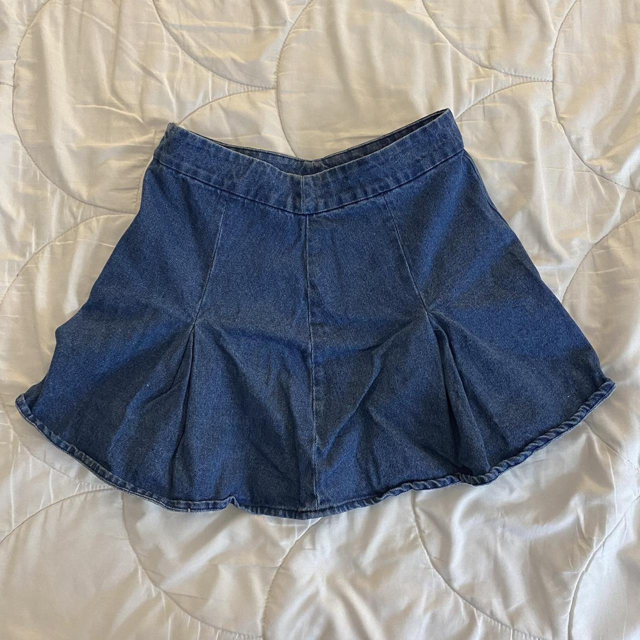 Motel Rocks Denim Skirt Size Xs Great Condition Depop