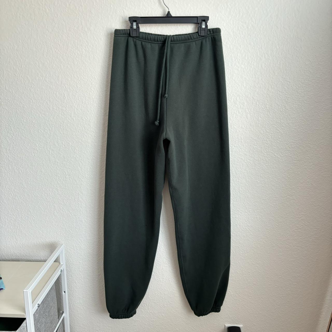 Skims Cotton Fleece Classic Joggers Spruce... - Depop