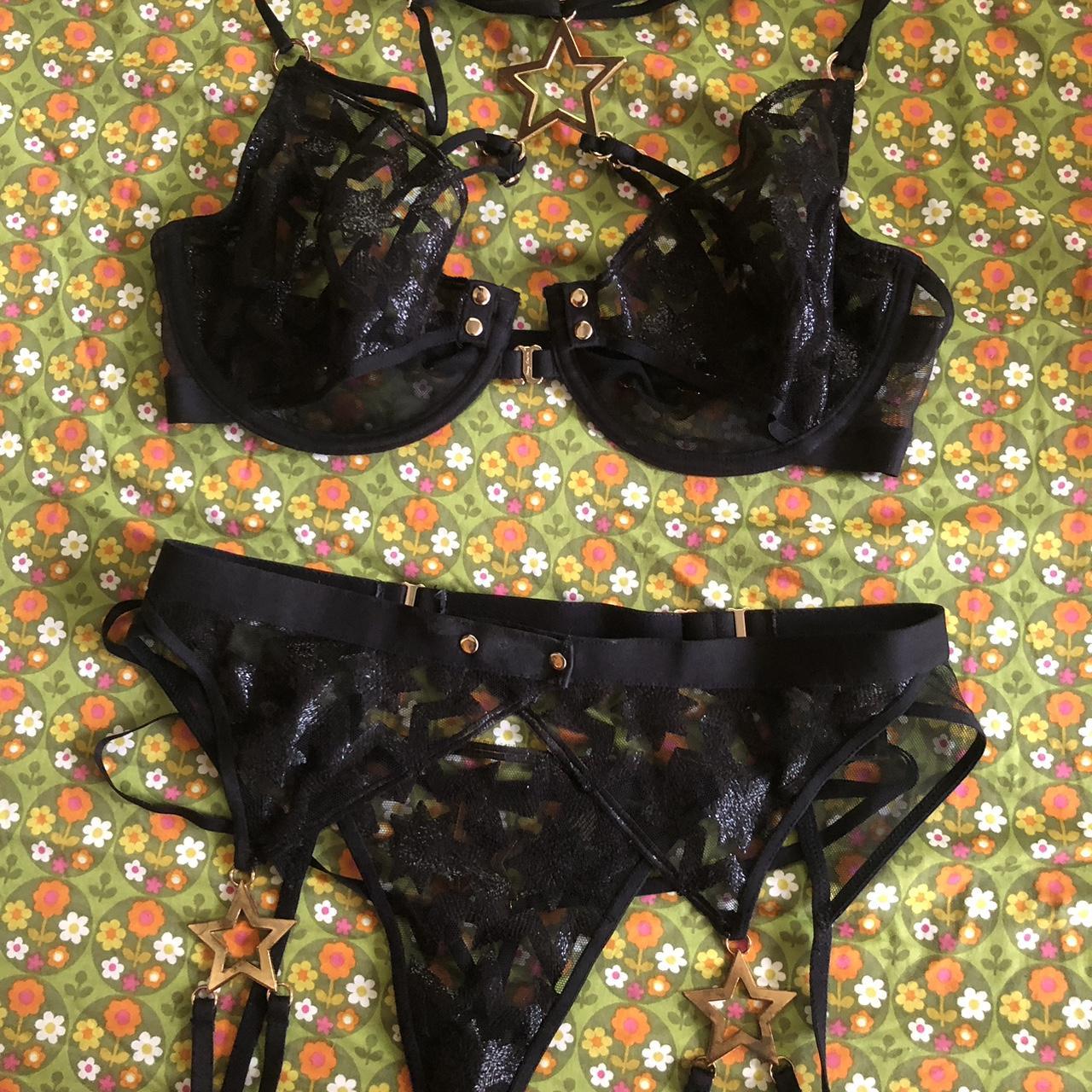 Honey Birdette Freddie bra and Garter 10E bra,... - Depop