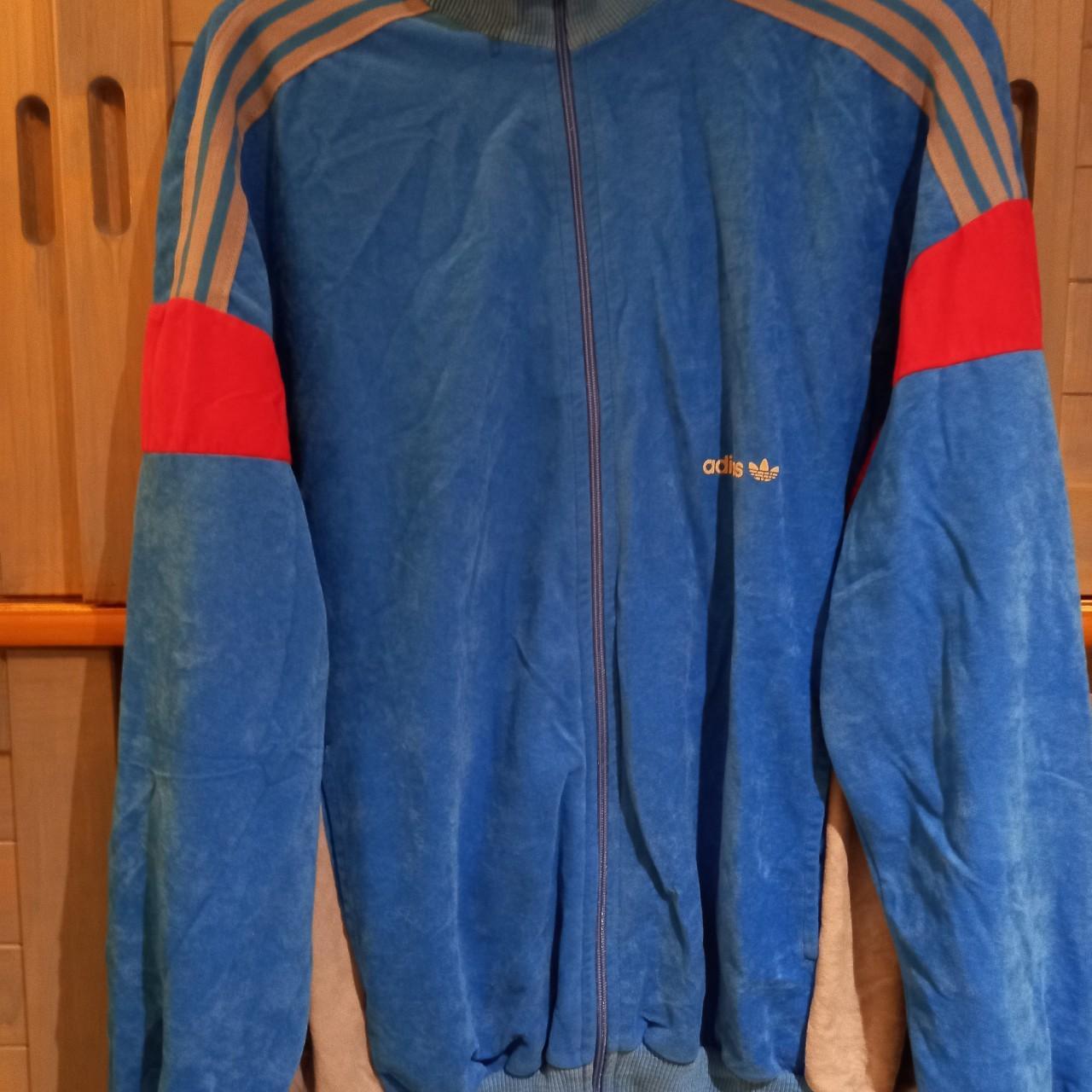 vintage Adidas Challenger tracksuit jacket made in... - Depop