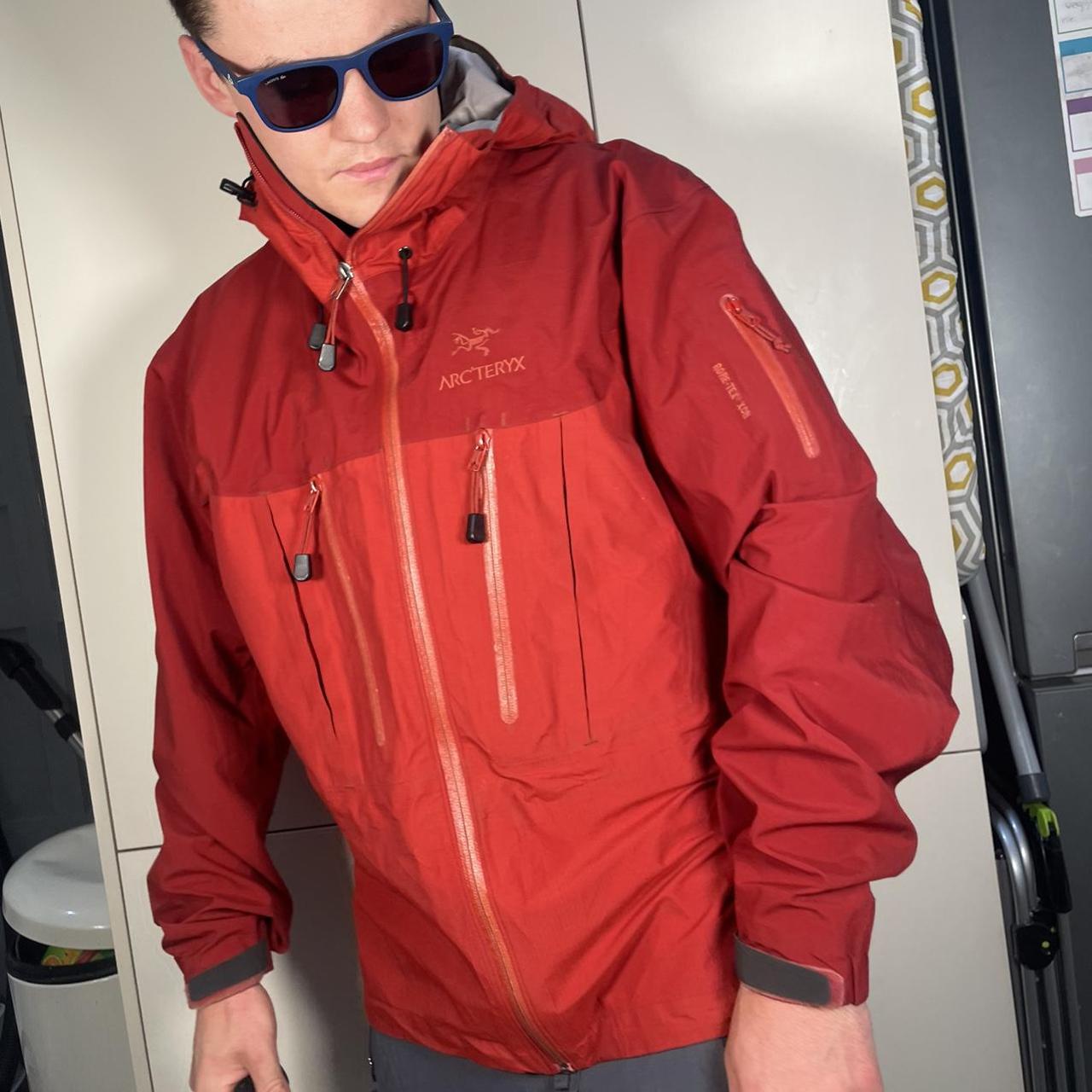 Arc'teryx Men's Red Coat | Depop