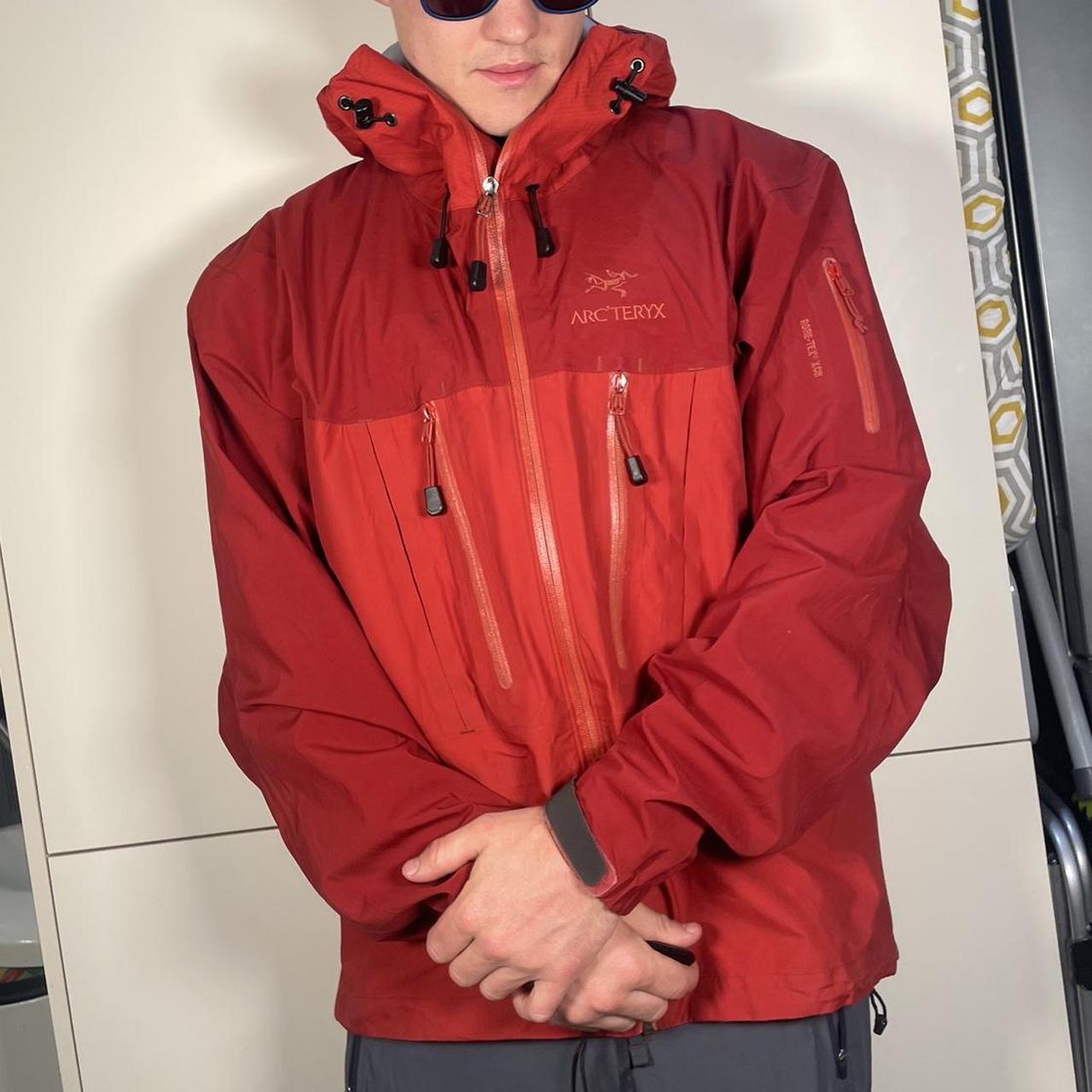 Arc'teryx Men's Red Coat | Depop