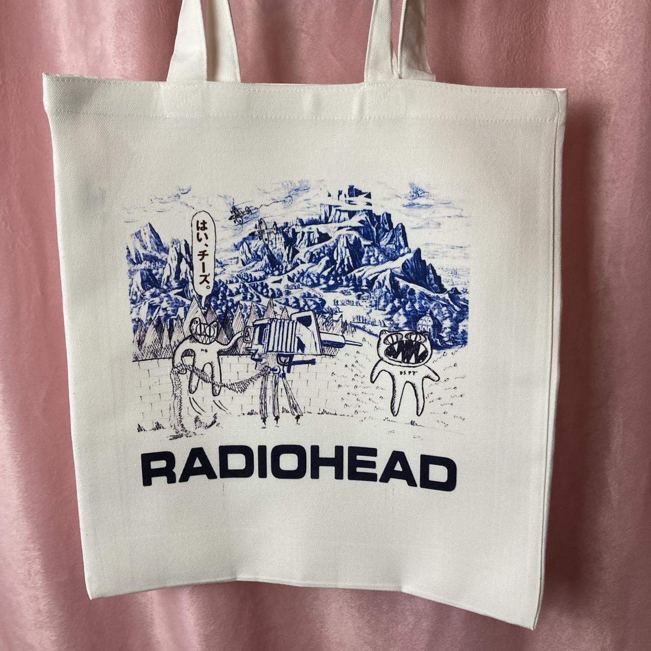 Radiohead - Com Lag - Handmade Tote bag ~I’m happy... - Depop