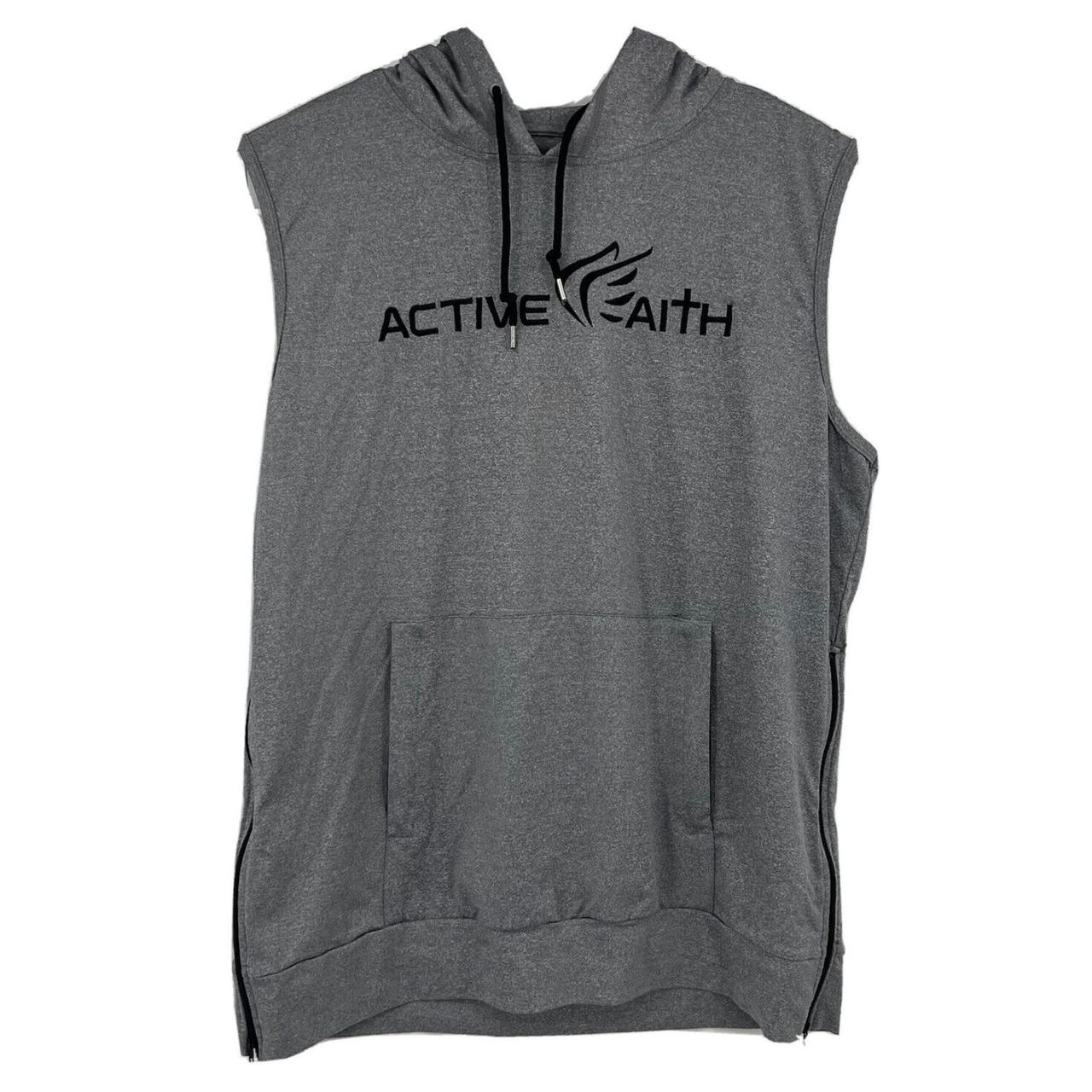 ACTIVE FAITH Men's In Jesus Name I Play Sleeveless... - Depop
