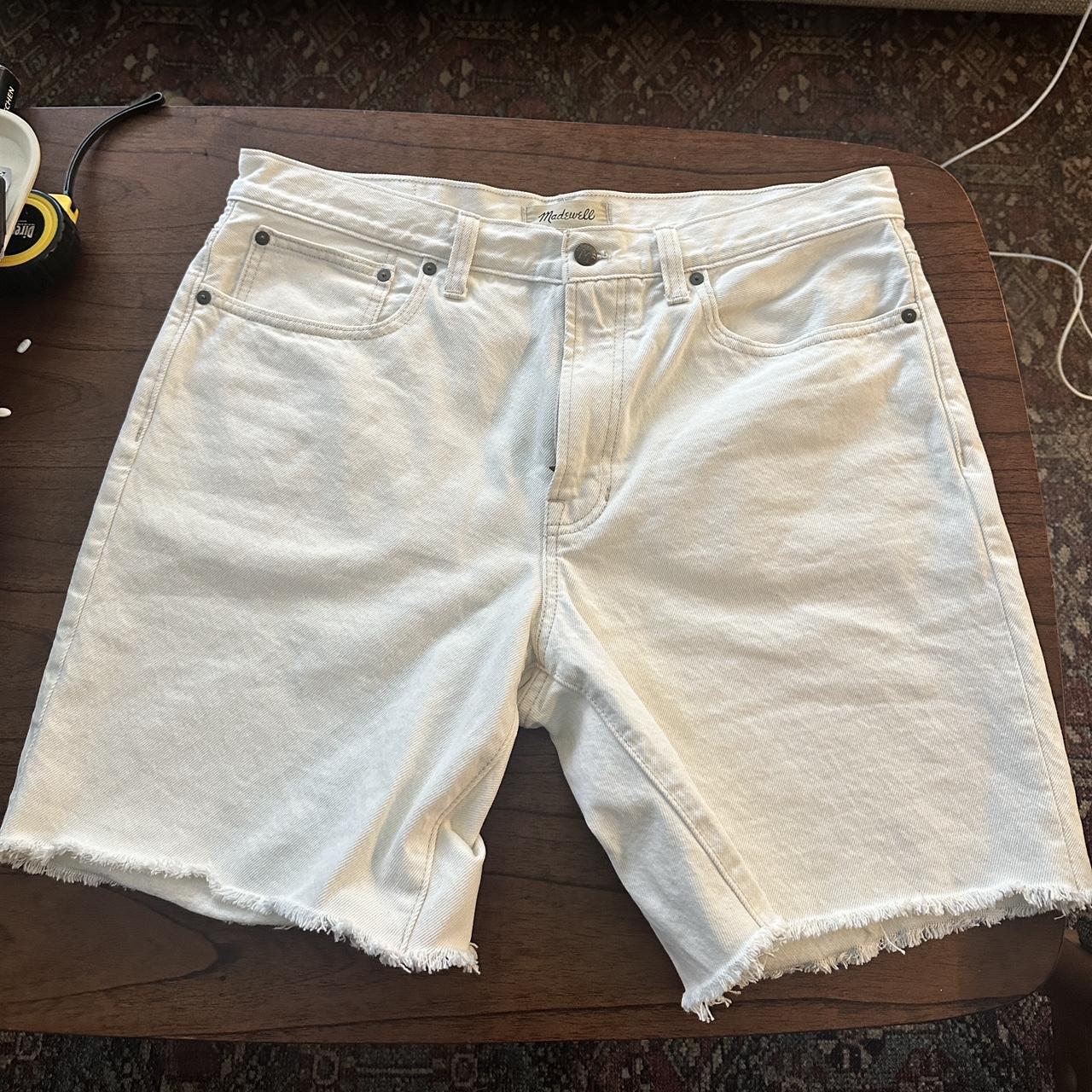 Madewell cream colored shorts. Bought last week.... - Depop