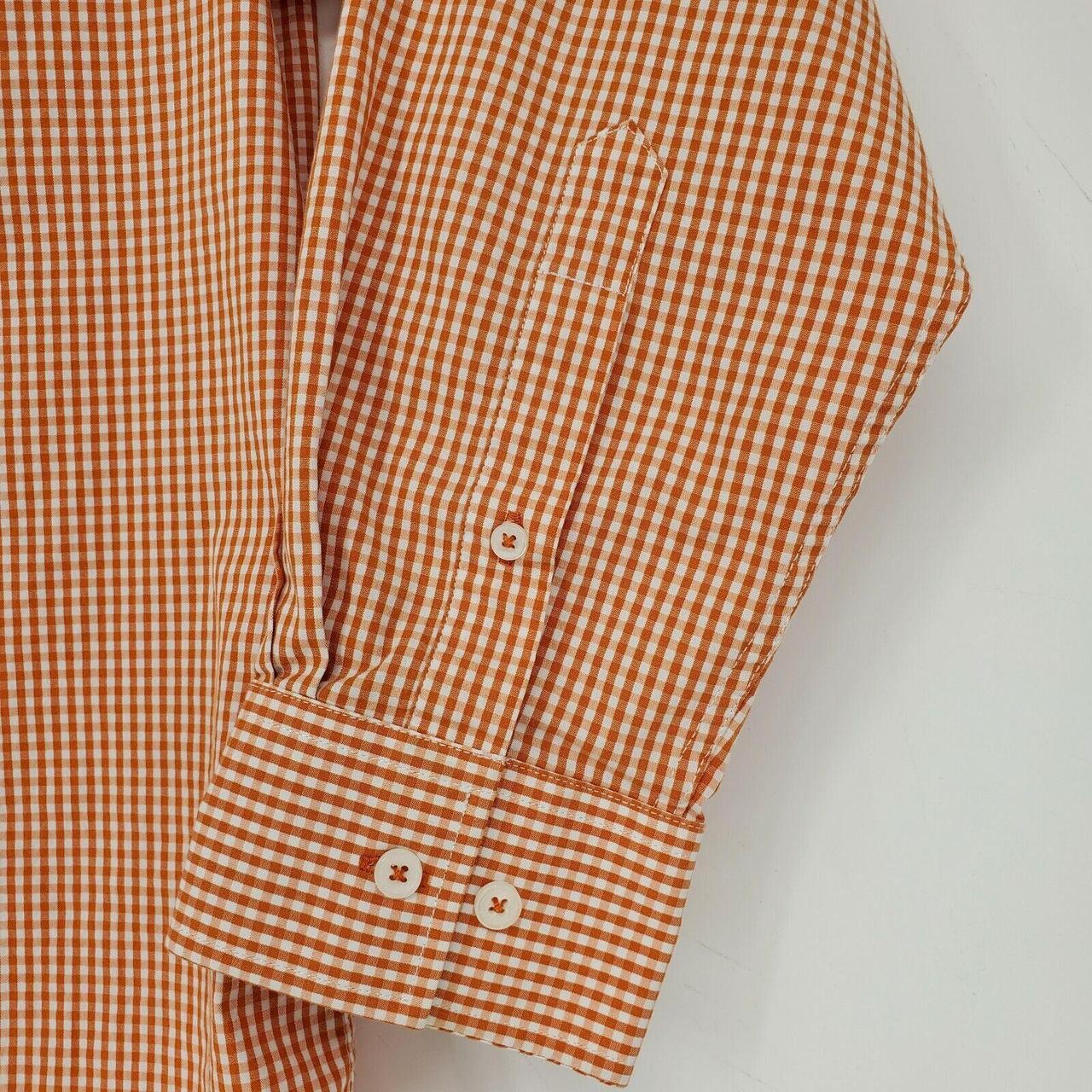 Nick Graham Button Up Shirt Mens Large Orange... - Depop