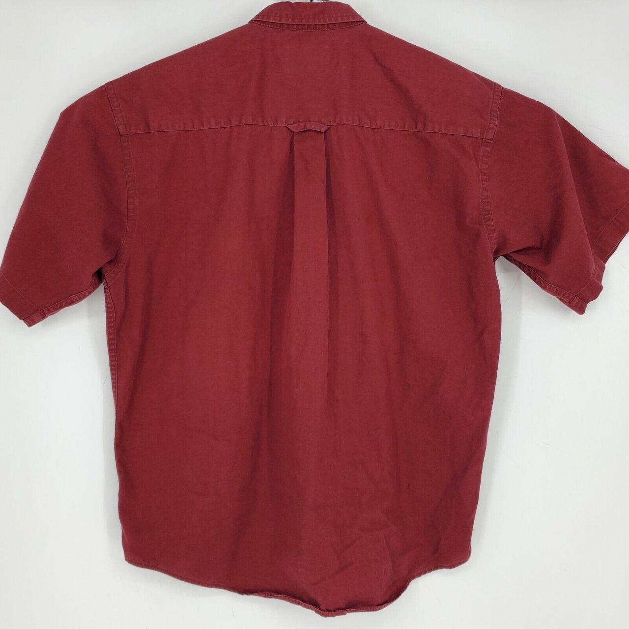 Pendleton Button Up Shirt Mens Large Red Maroon... - Depop