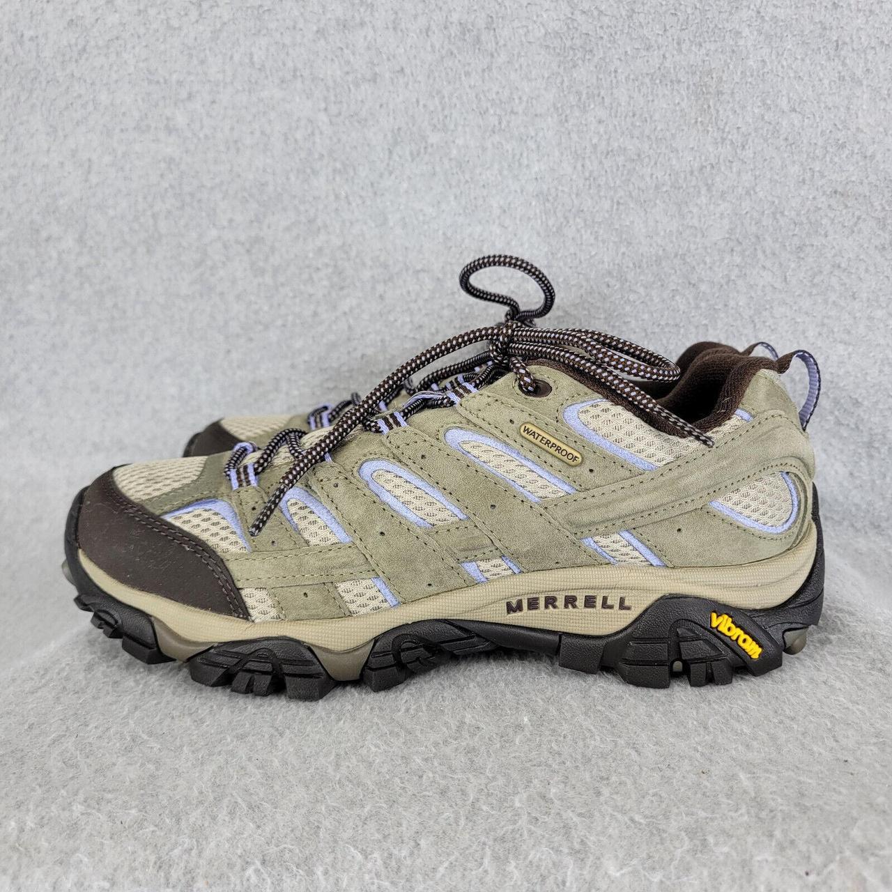 Merrell MOAB 2 Hiking Shoes Women's 8.5 Vibram Soles... - Depop