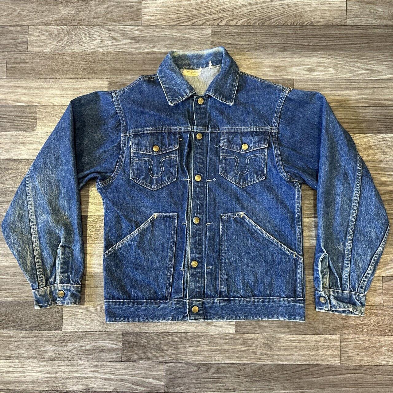 Vintage 50s Buckaroo by Big Smith Denim Jean Trucker... - Depop