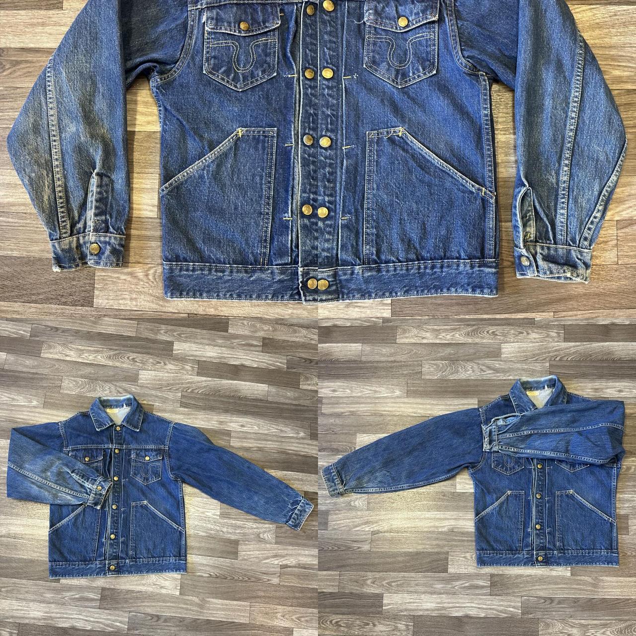 Vintage 50s Buckaroo by Big Smith Denim Jean Trucker... - Depop