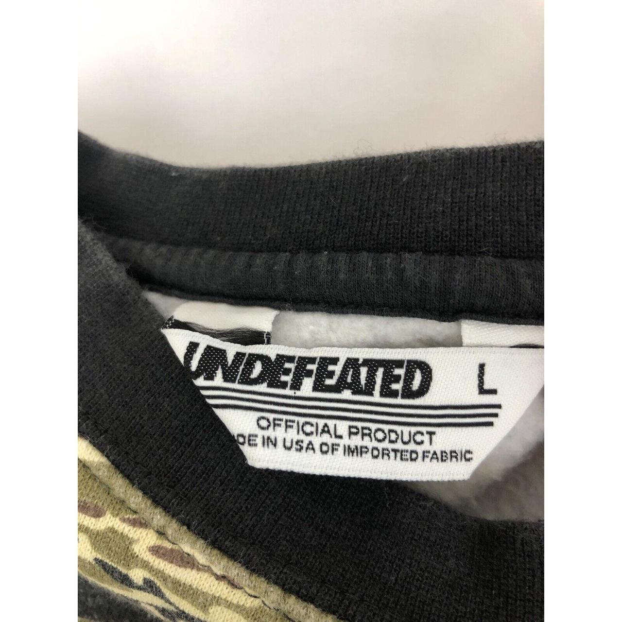 Undefeated 5 Strikes Tiger Camo Sweatshirt Size... - Depop