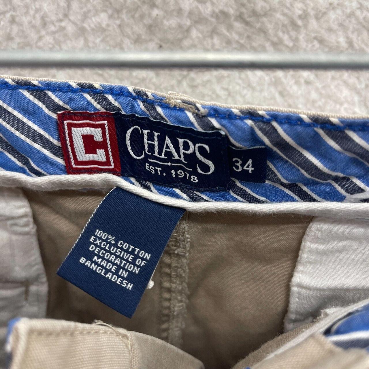 Chaps Cargo Shorts 100% Cotton Brown Men's Size... - Depop