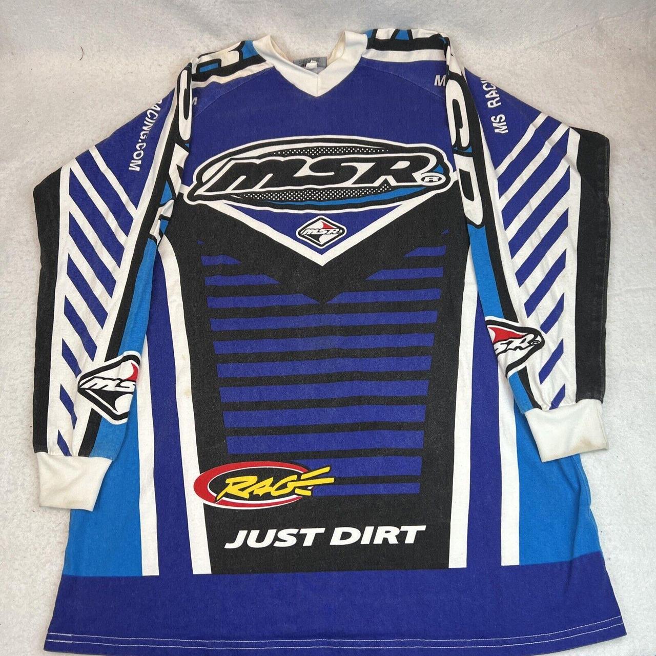 Vintage MSR Rage MS Racing Motocross Shirt L Dirt... - Depop