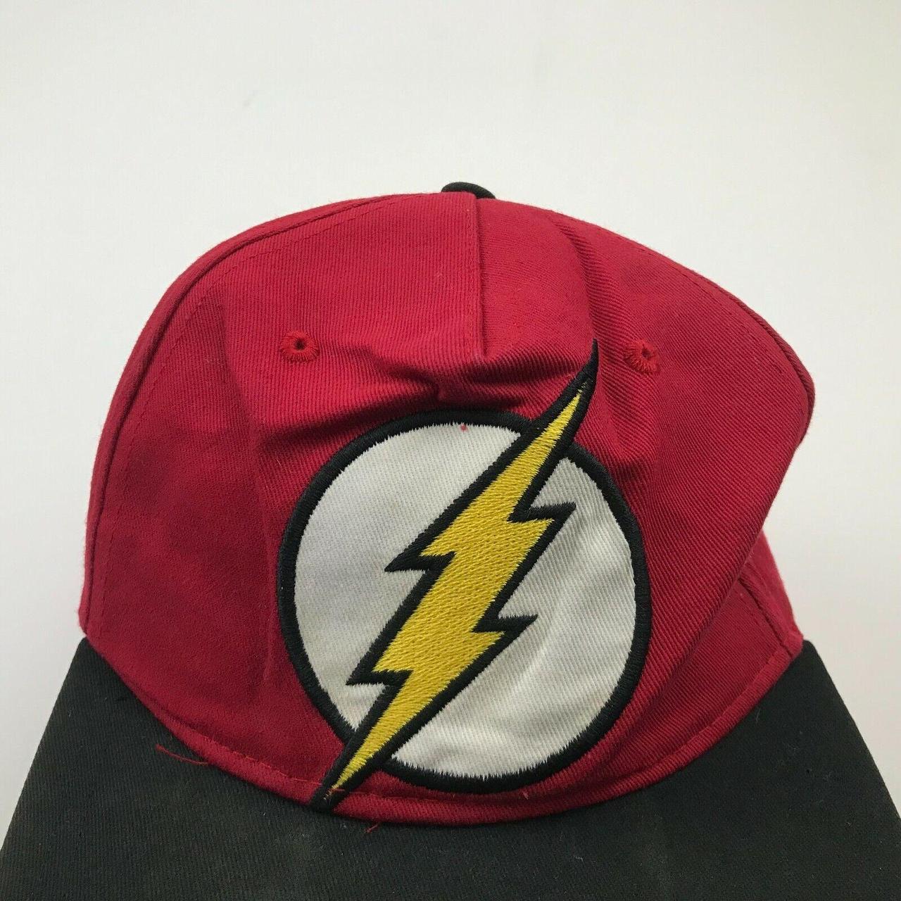 DC Comics Men's Red and Yellow Hat | Depop