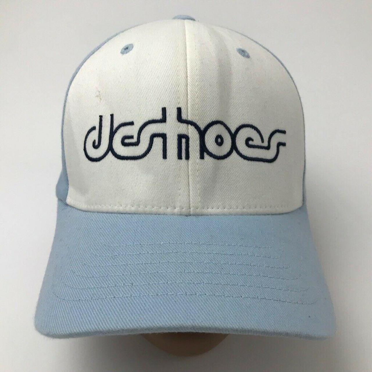 DC Shoes Har Cap Blue White Color Block Stretch Fit... - Depop