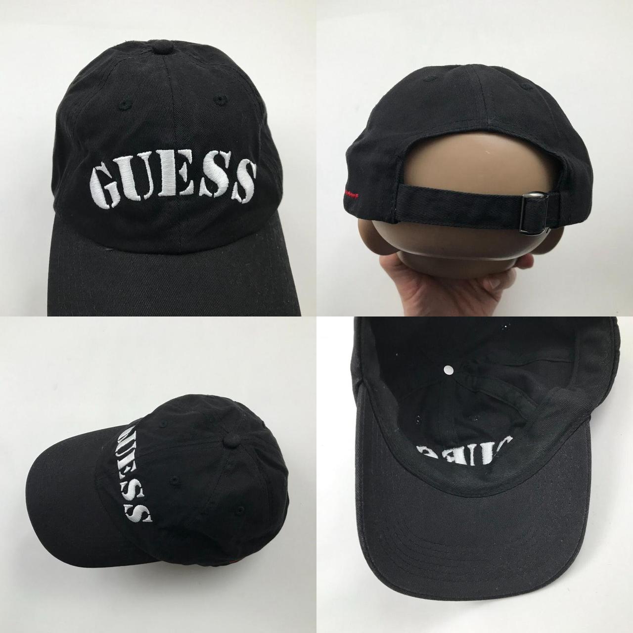 Guess ASAP Rocky Hat Cap Strapback Black White... - Depop