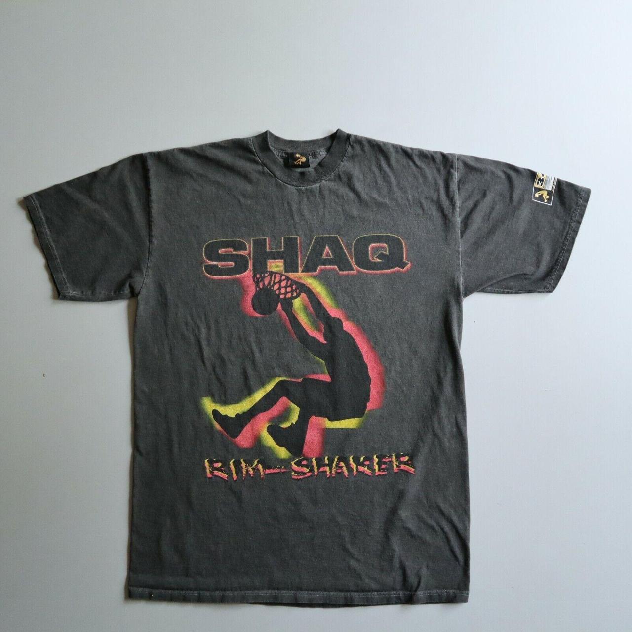 SHAQ Men's Black T-shirt | Depop