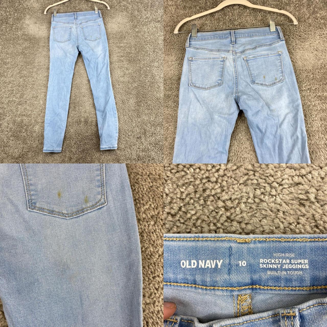 Old Navy Rockstar Super Skinny Jeggings Women's 10... - Depop